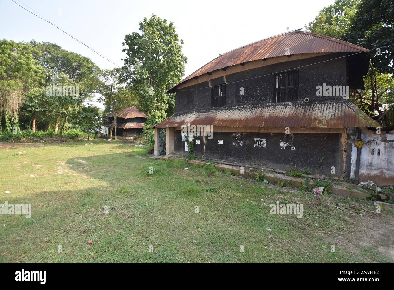 Village scene of Birsingha (birthplace of Ishwar Chandra Vidyasagar ...