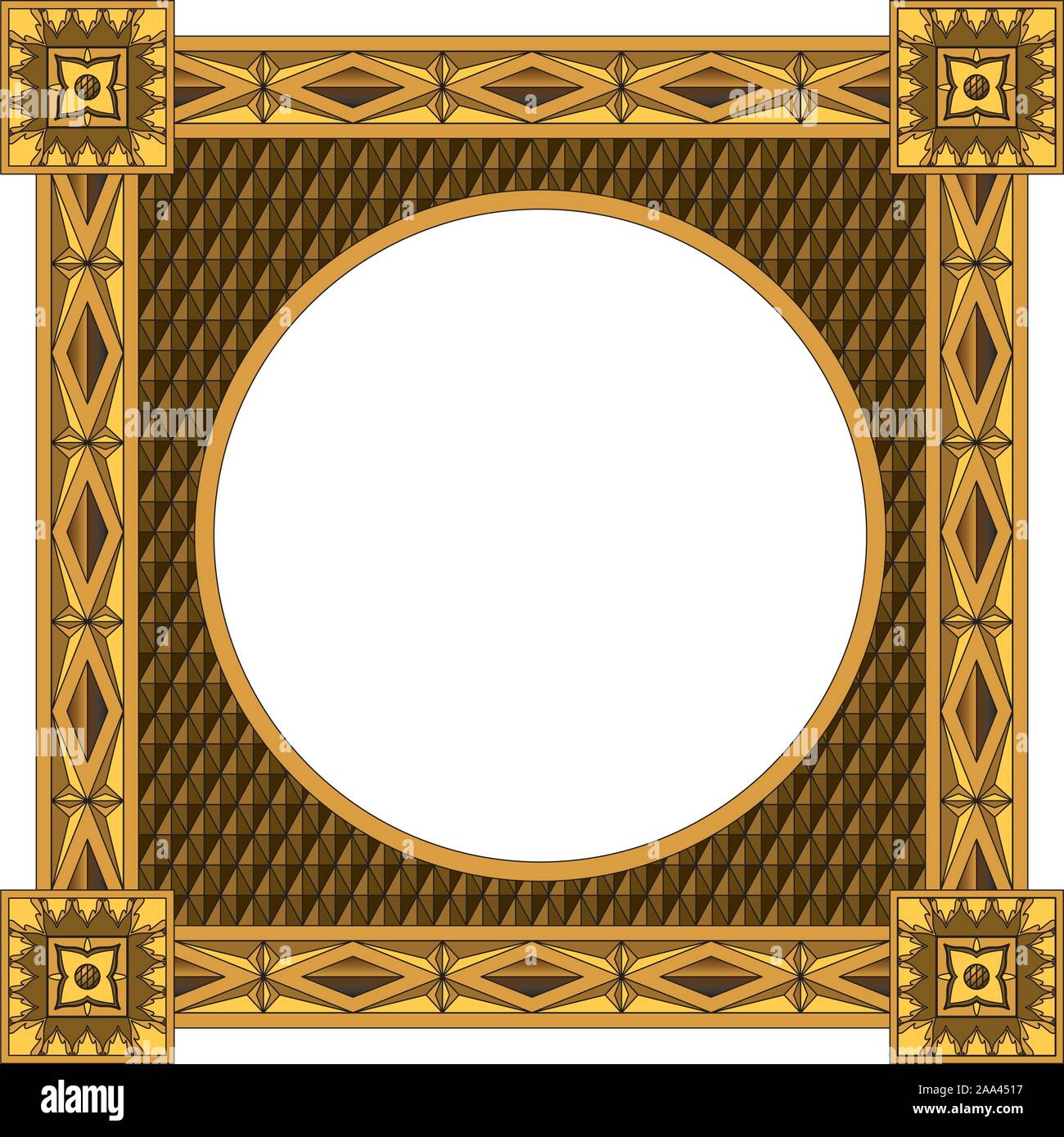 Traditional wooden frame Stock Vector Image & Art - Alamy