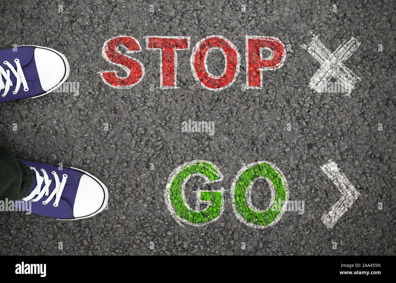 Stop go person hi-res stock photography and images - Alamy