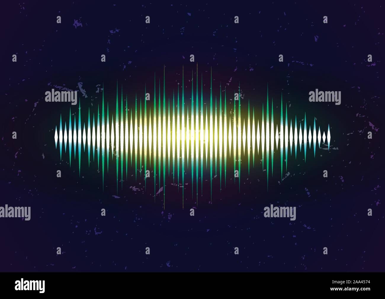 Shiny sound waveform Stock Vector Image & Art - Alamy