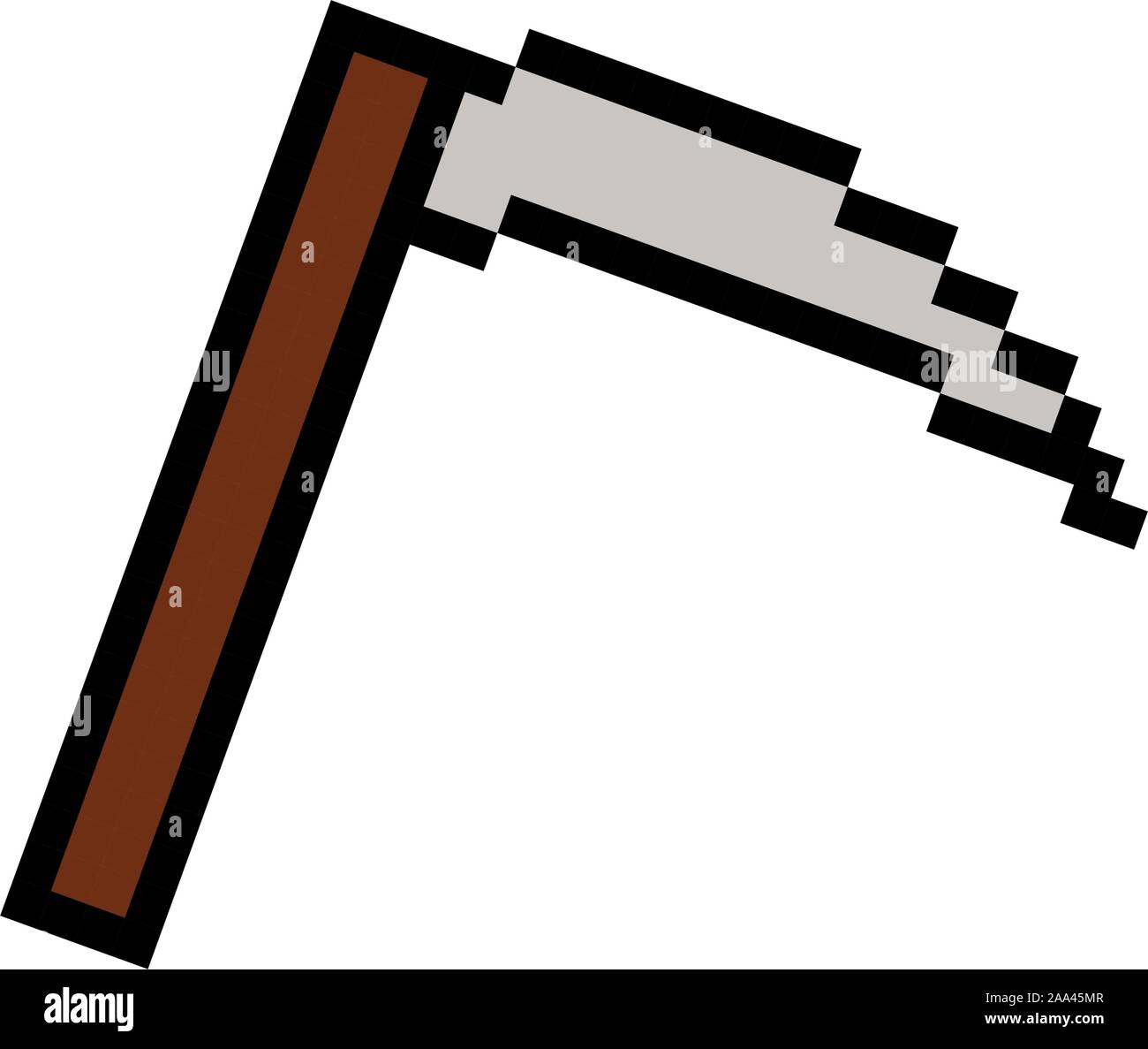 scythe 8 bits pixelated style icon Stock Vector Image & Art - Alamy