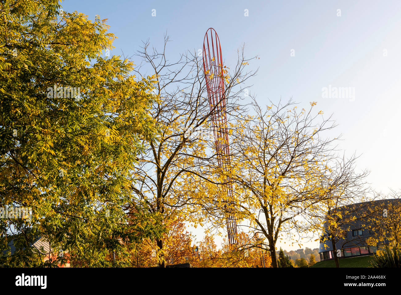 Autumn morning at the Jubilee Campus of Nottingham University ...