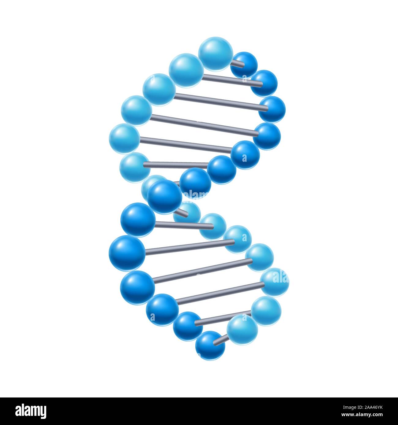 Illustration of DNA molecules structure Stock Vector Image & Art - Alamy