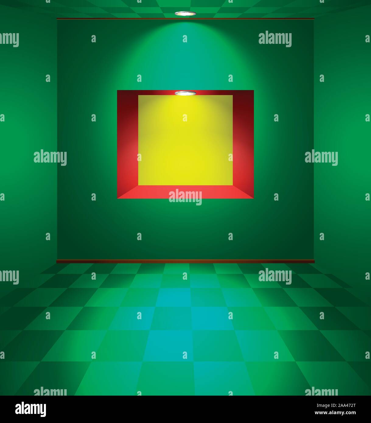 Niche decoration Stock Vector Images - Alamy