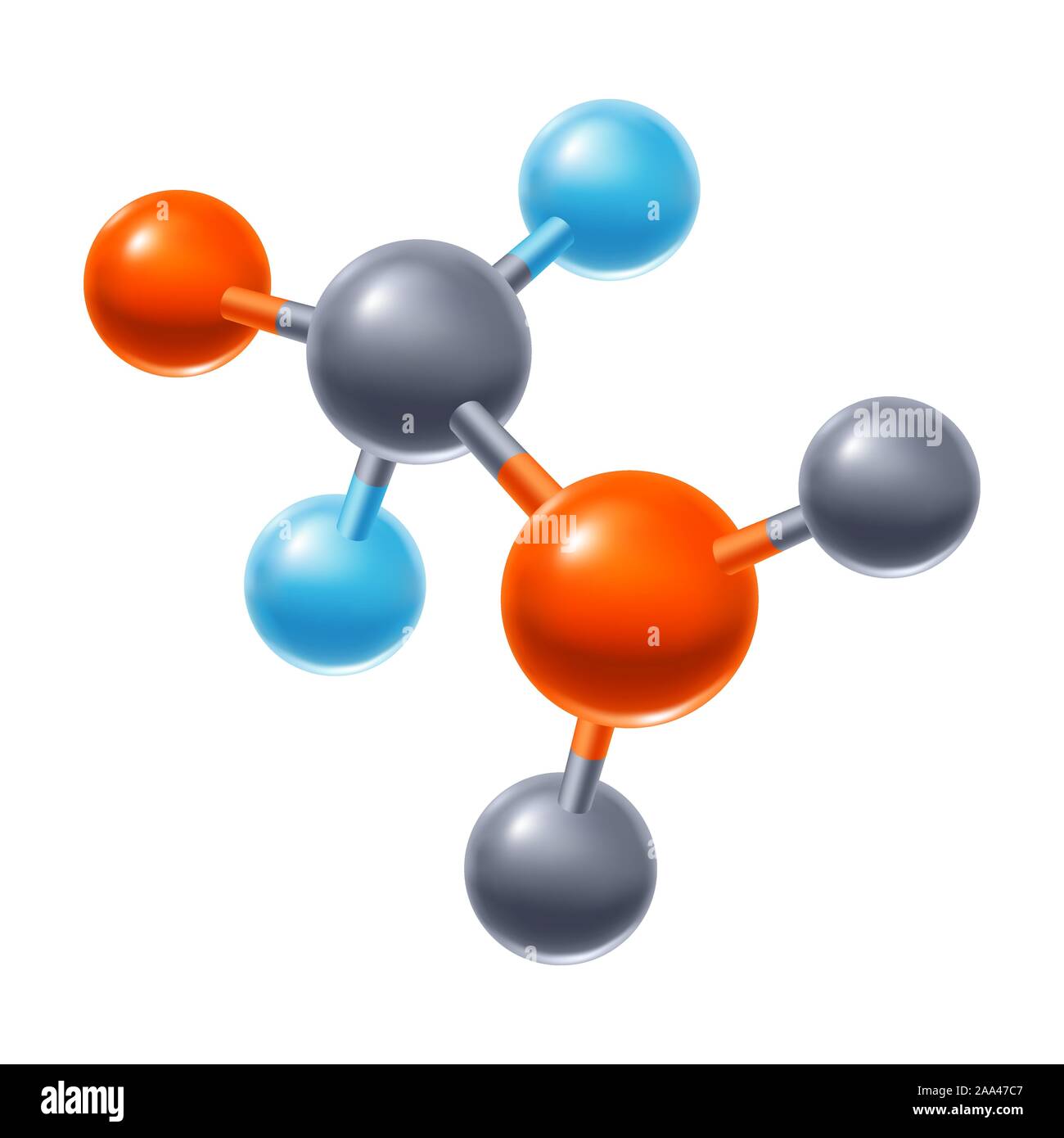 3d atomic structure molecule model Stock Vector Images - Alamy