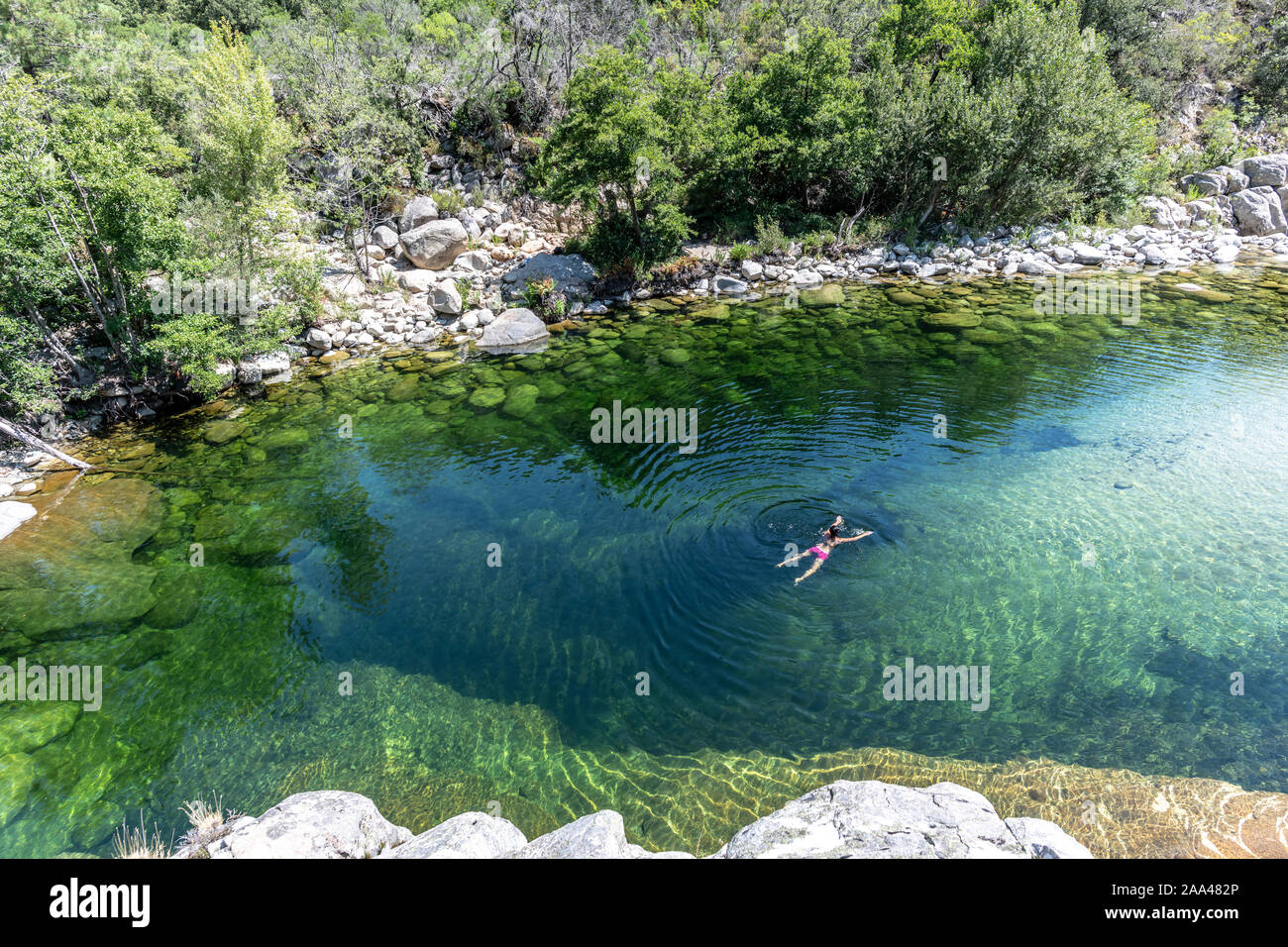 Swimming river woman hi-res stock photography and images - Alamy
