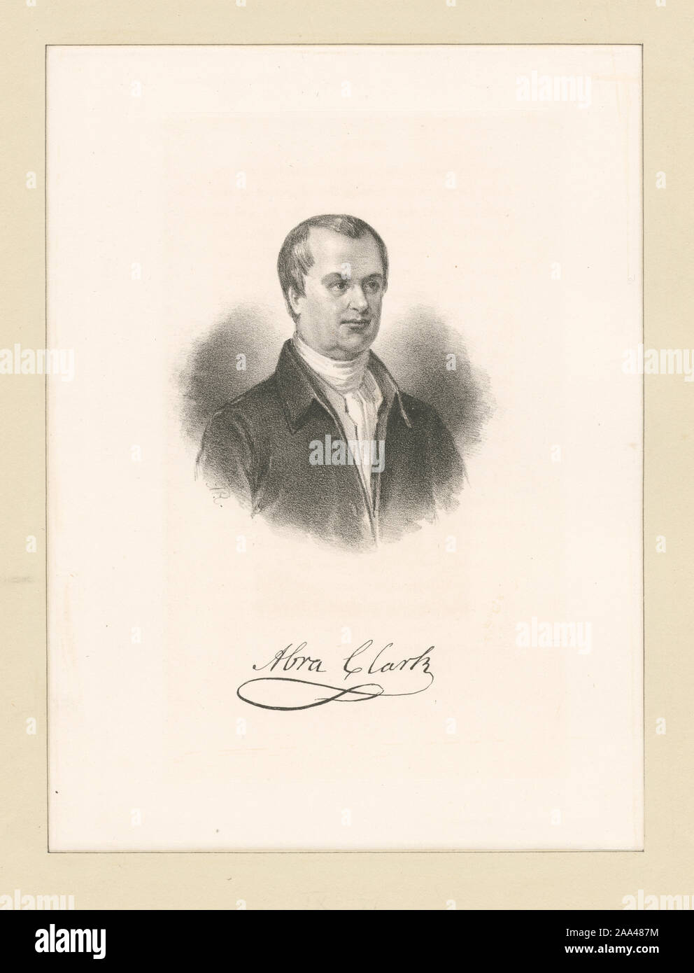 EM2871; Abraham Clark Stock Photo - Alamy