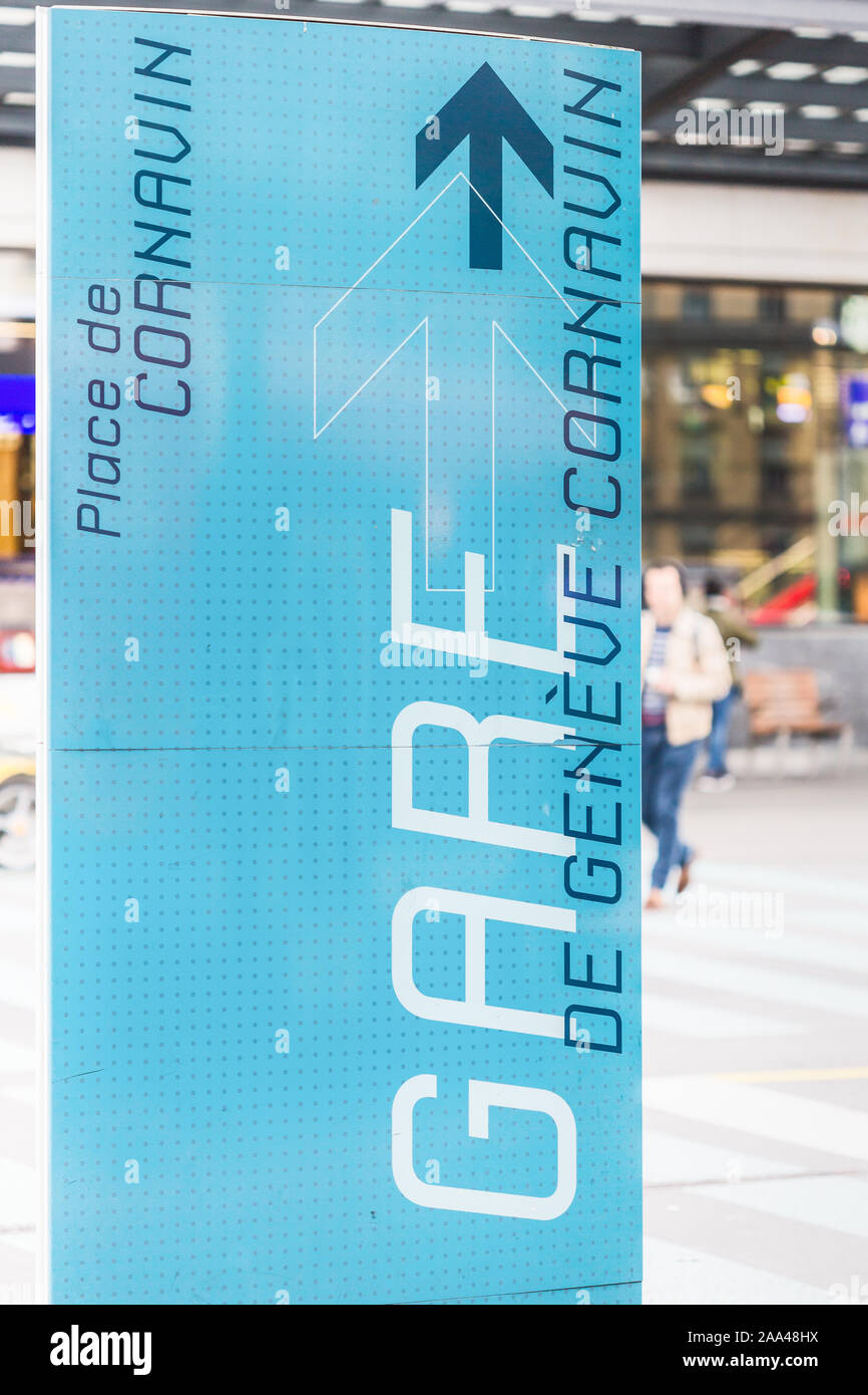 Switzerland road signs hi-res stock photography and images - Alamy