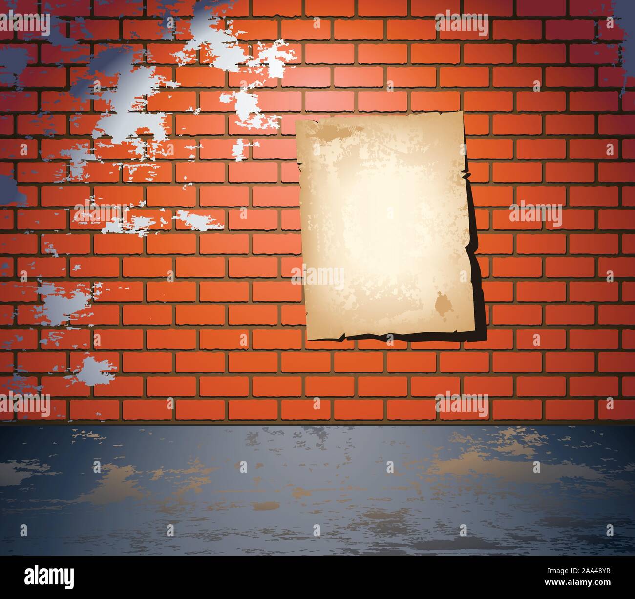 Aged poster on the street Stock Vector Image & Art - Alamy