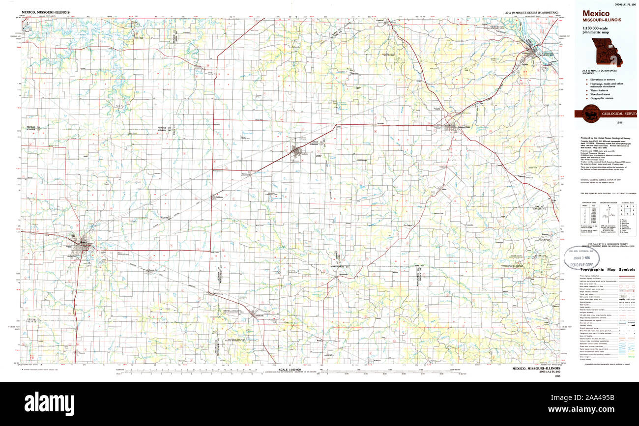 Mexico map topographical hi-res stock photography and images - Alamy