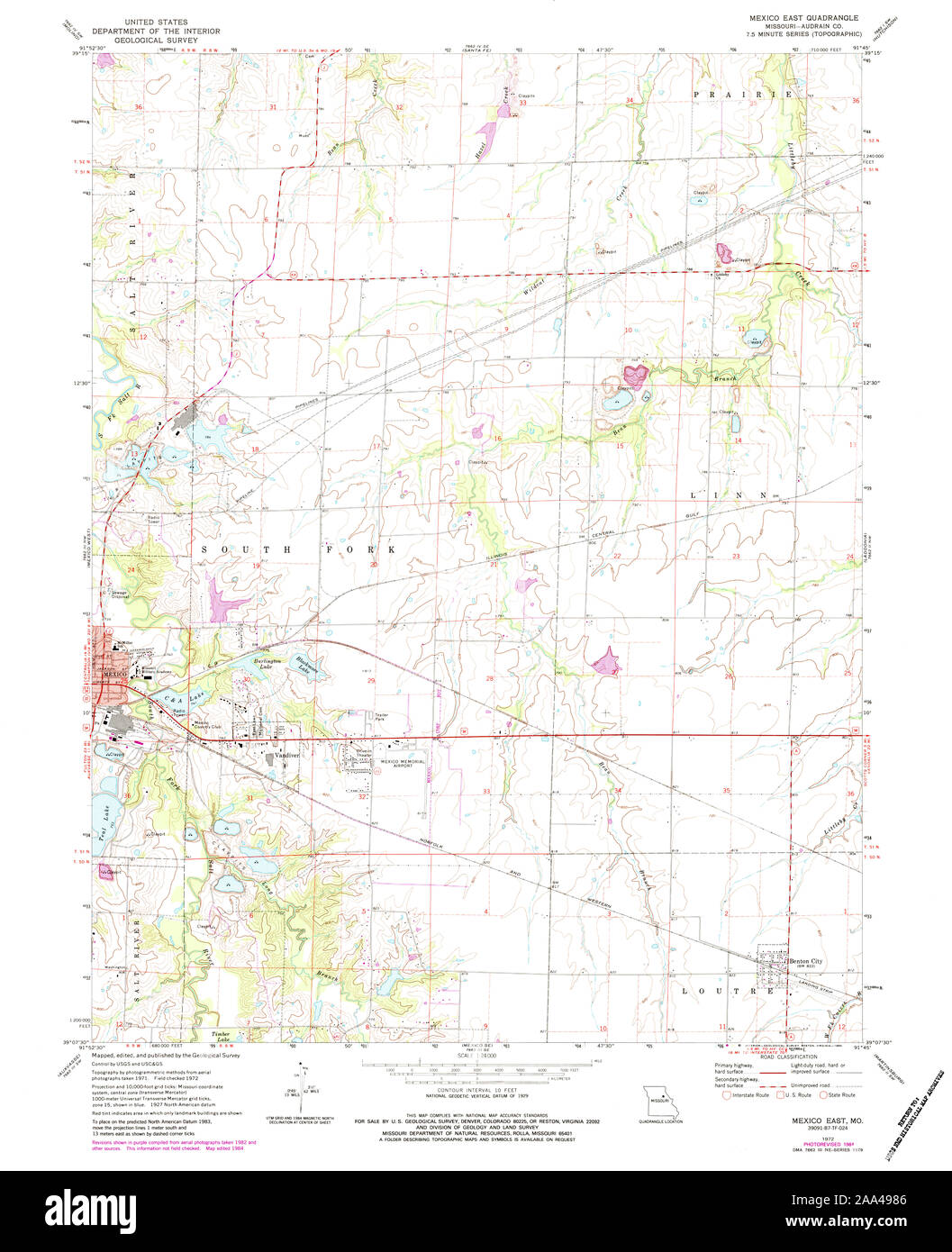 Mexico missouri map Cut Out Stock Images & Pictures - Alamy