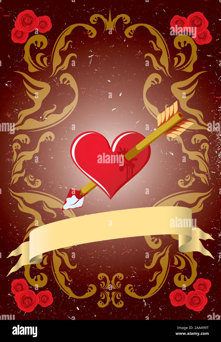 Card beloved on valentines Stock Vector Images - Alamy