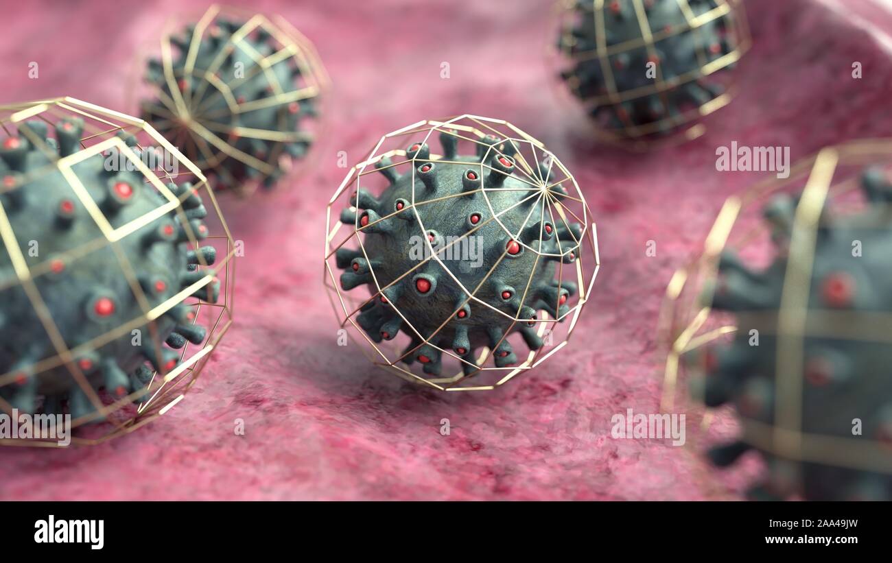 Virus blocking treatment Stock Photo - Alamy