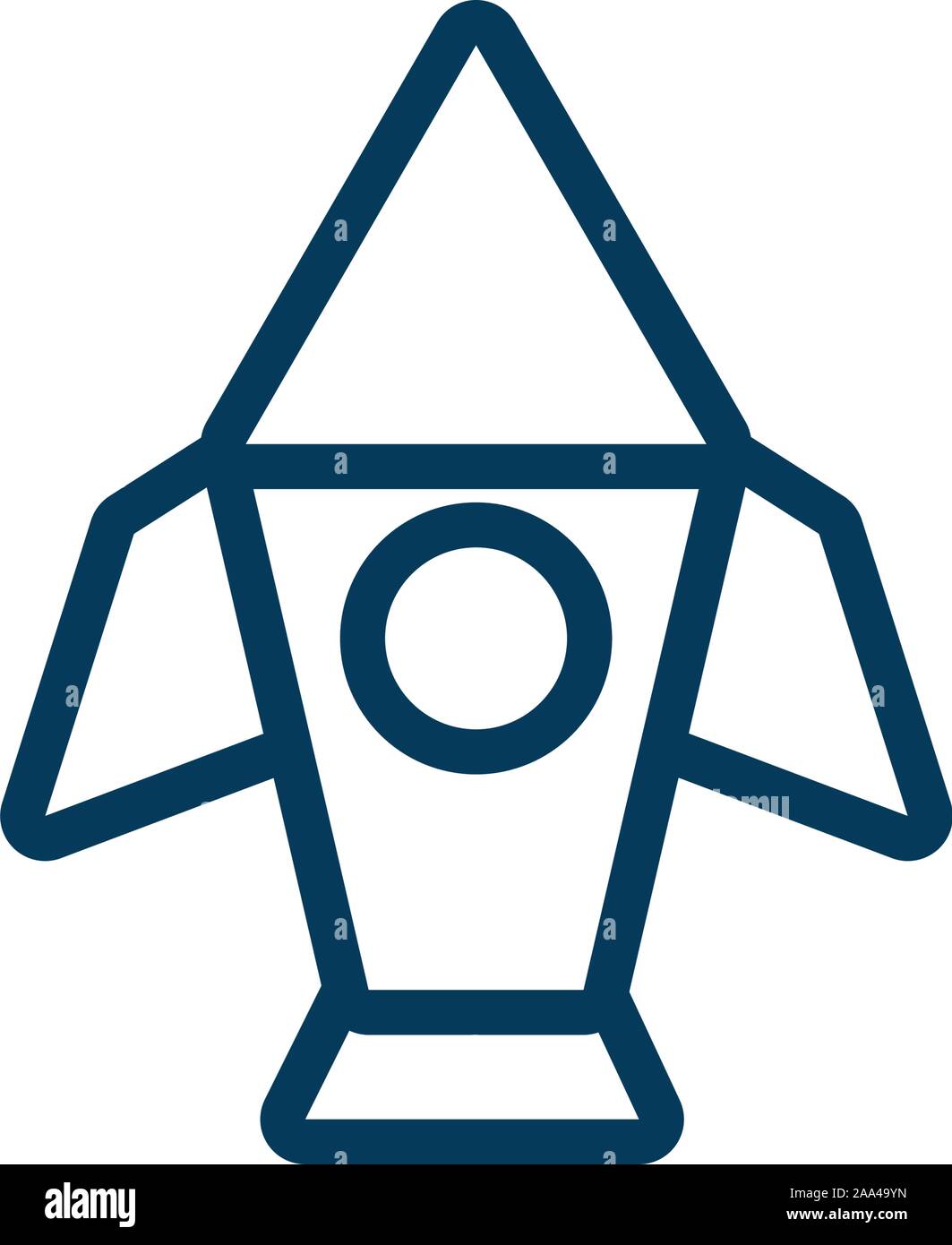 rocket child toy line style icon Stock Vector Image & Art - Alamy