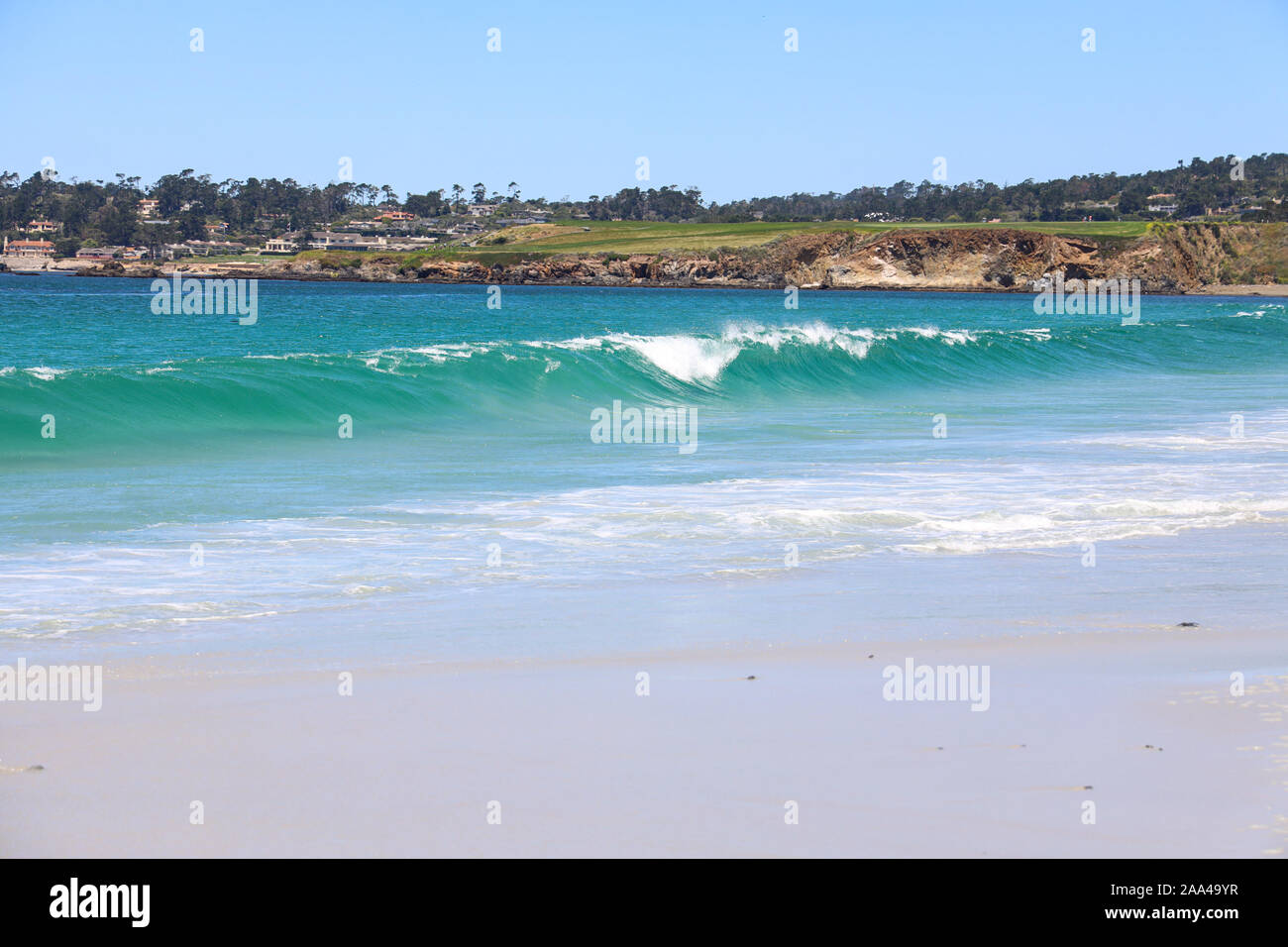The Surf at Carmel Beach Stock Photo - Alamy