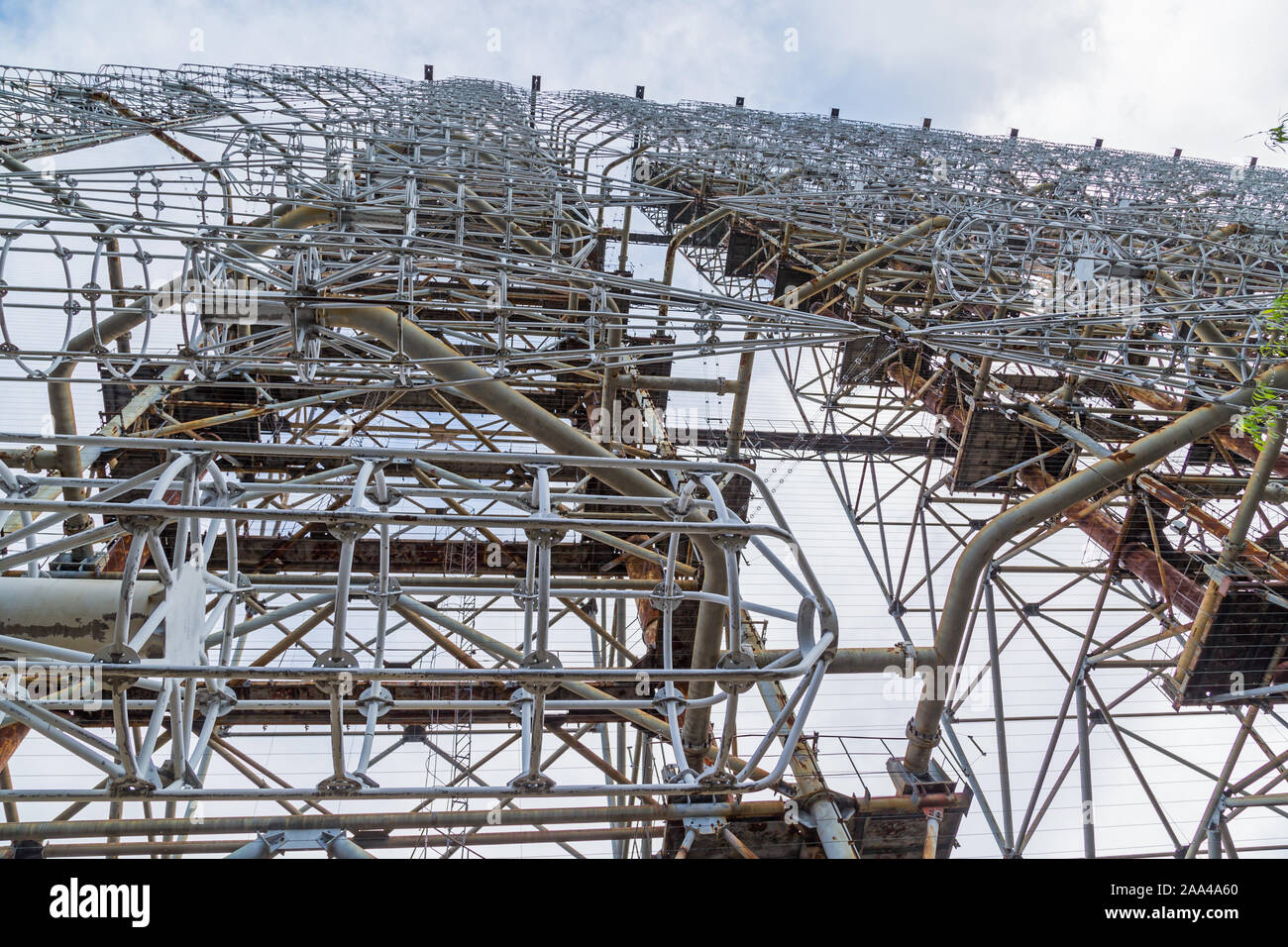 Former military Duga radar system in Chernobyl Exclusion Zone, Ukraine ...