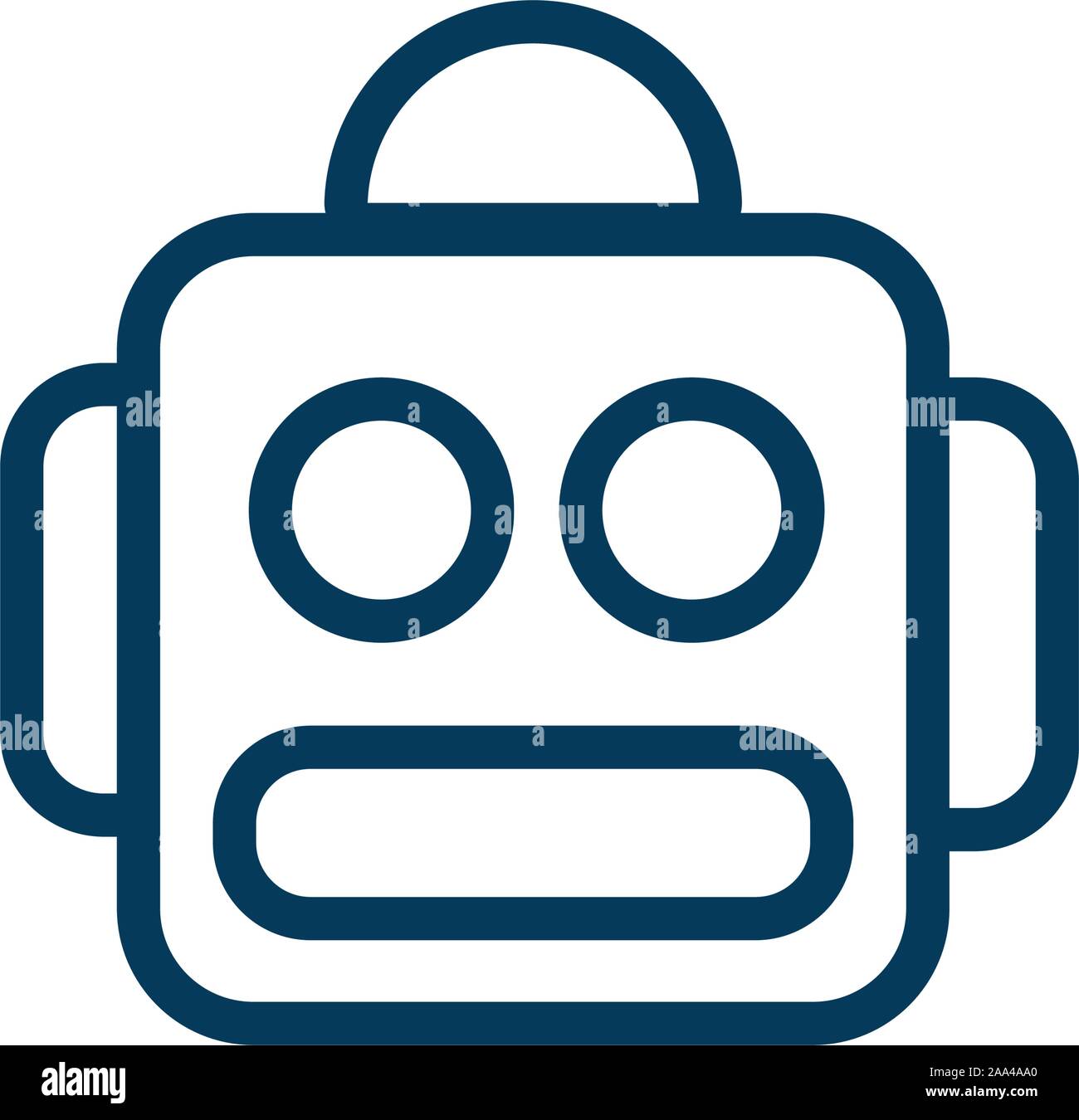 Robot head clipart Stock Vector Images - Alamy