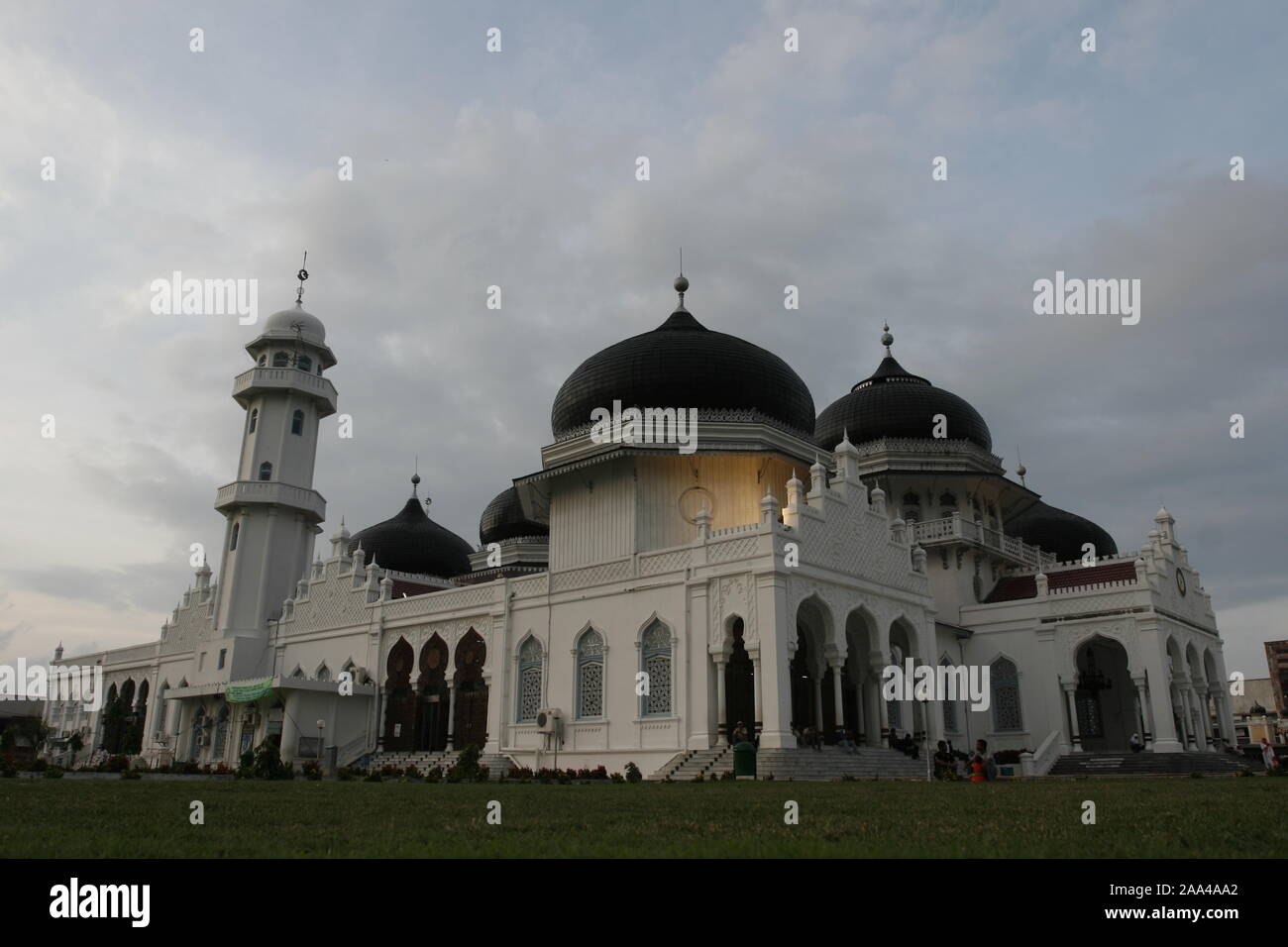 Old photo of baiturrahman mosque hi-res stock photography and images ...