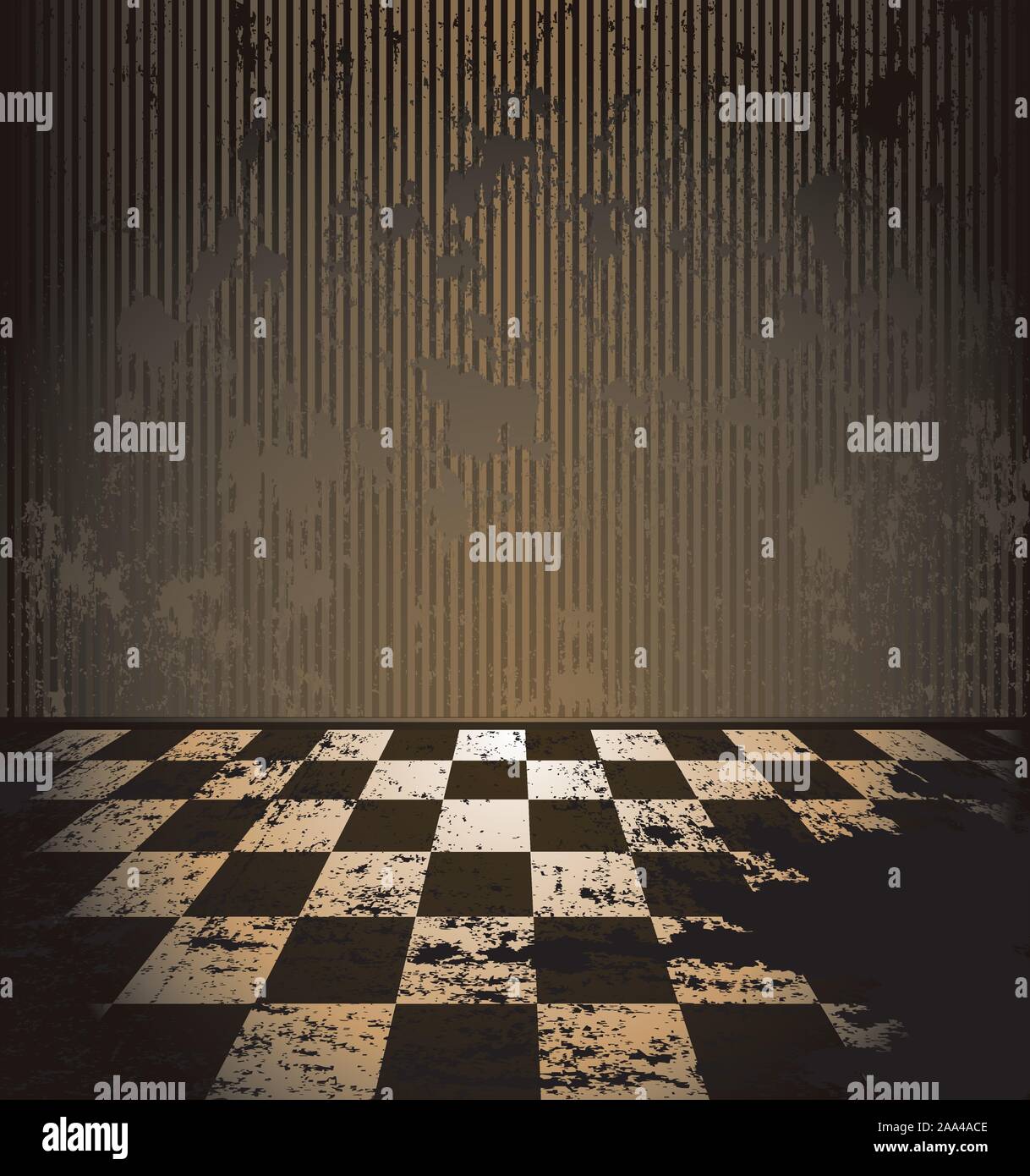 Old abandoned dirty room Stock Vector Images - Alamy