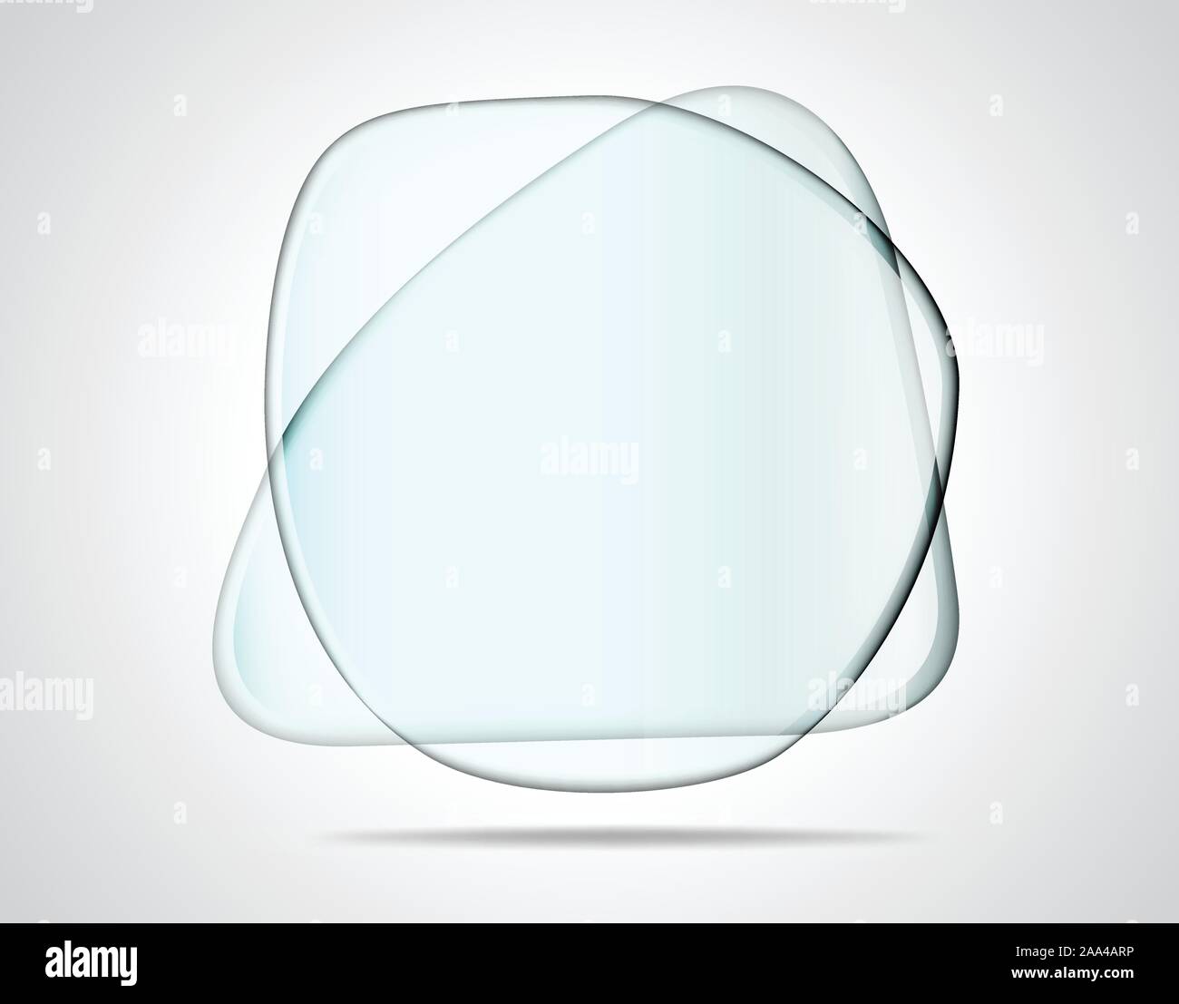 Intersecting glass plates Stock Vector Image & Art - Alamy