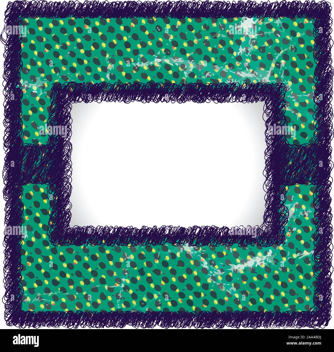 Raster scribbled frame Stock Vector Image & Art - Alamy