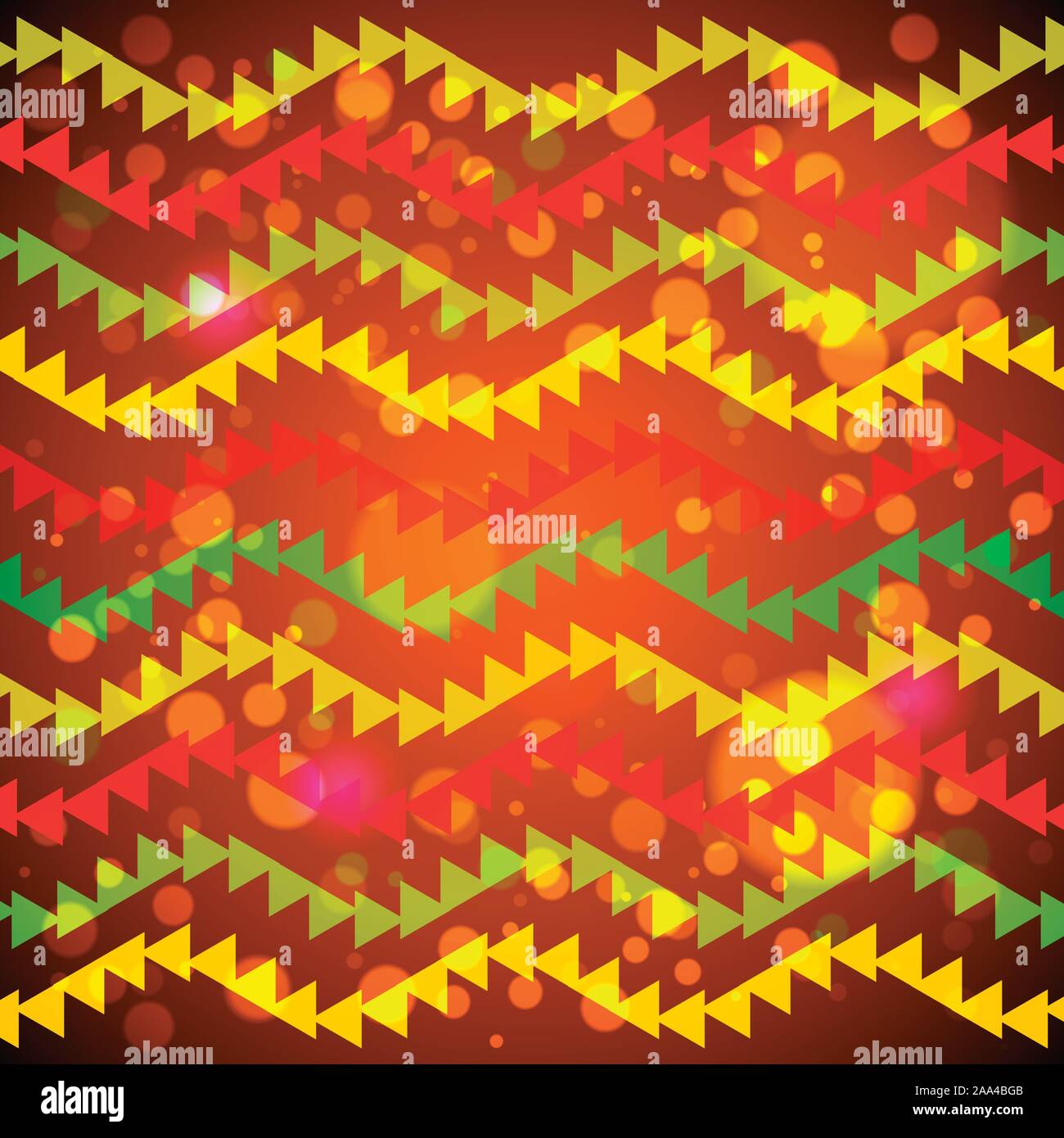 Glowing triangle art Stock Vector Images - Alamy