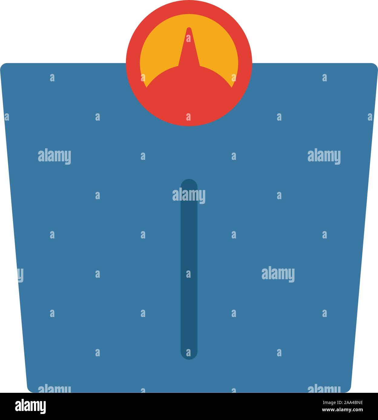 Scales icon. Simple flat element from fitness collection. Creative ...