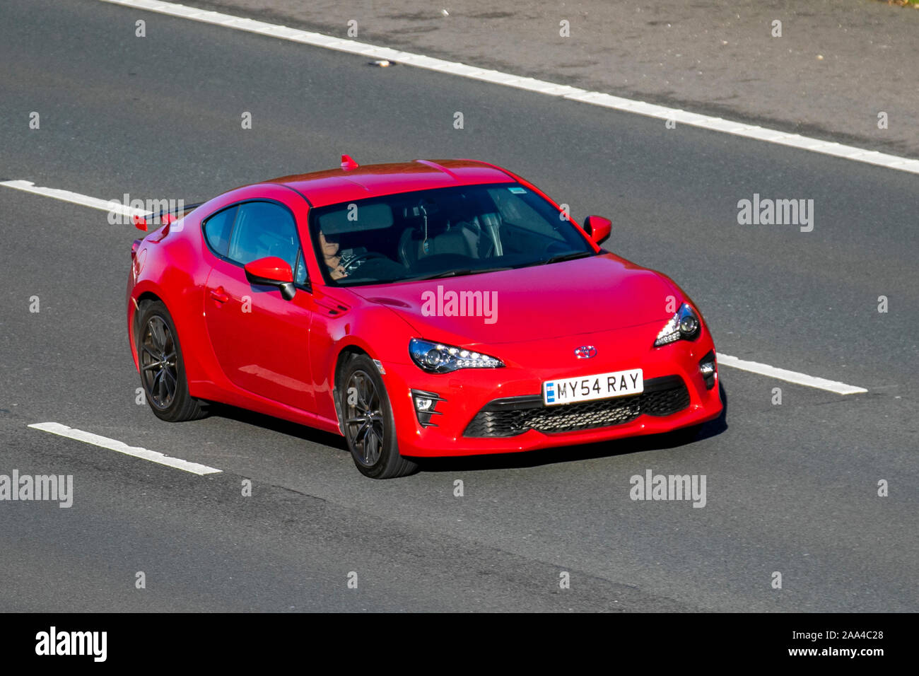 2017 red Toyota Gt86 PRO D-4s; UK Vehicular traffic, transport, modern ...