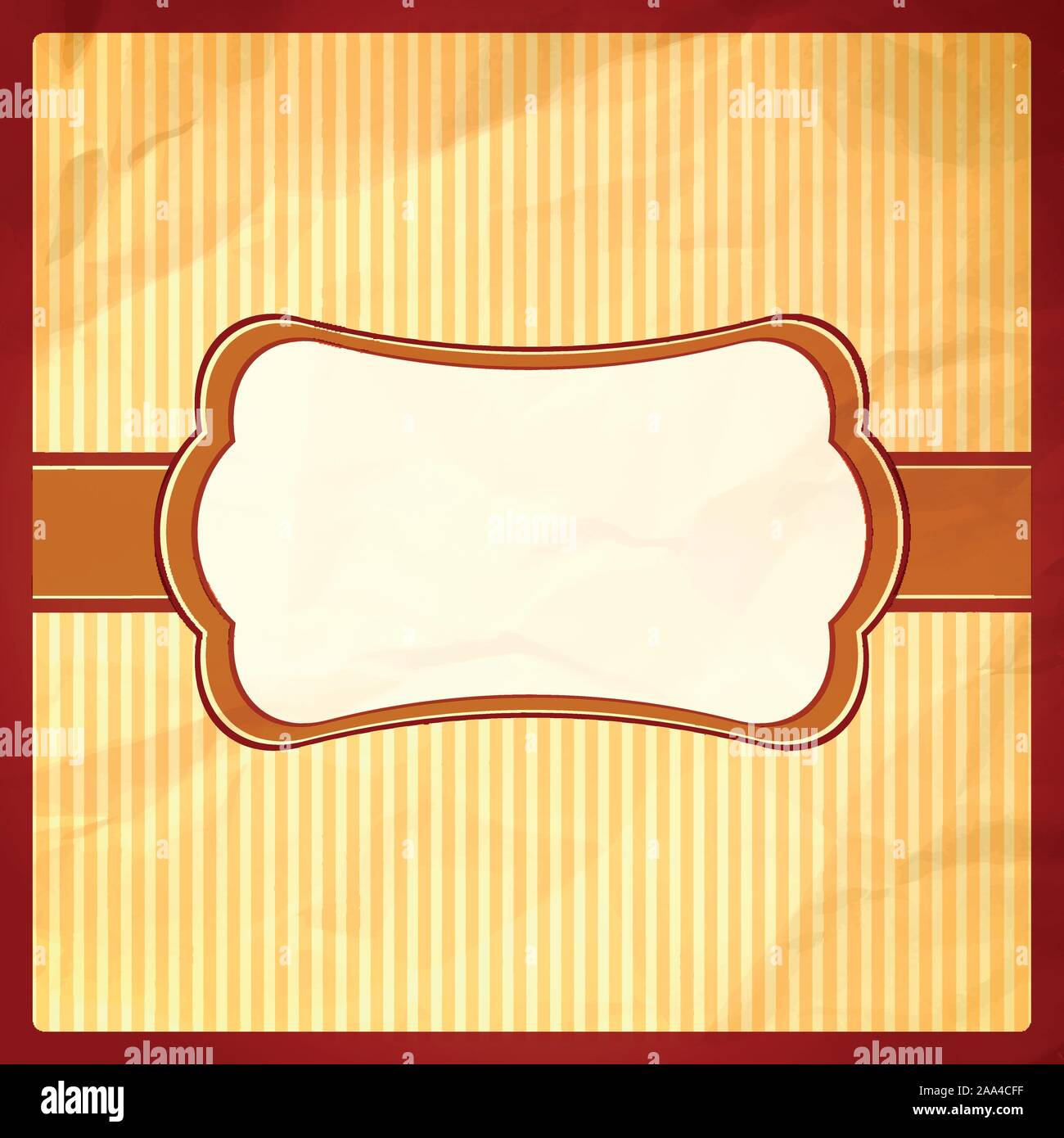 Chocolate themed crumpled vintage frame Stock Vector Image & Art - Alamy