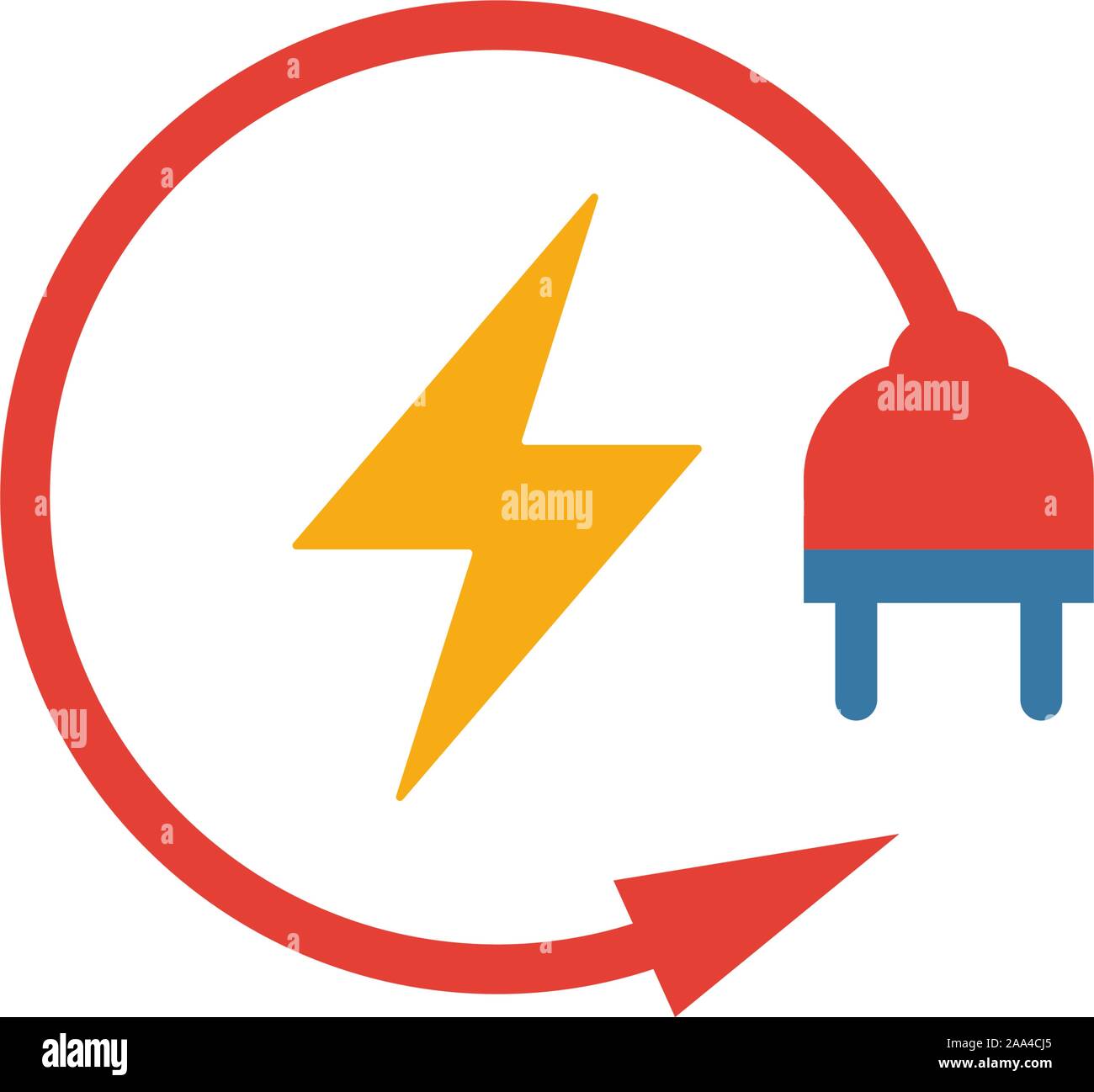 Renewable Energy icon. Simple flat element from power and energy ...