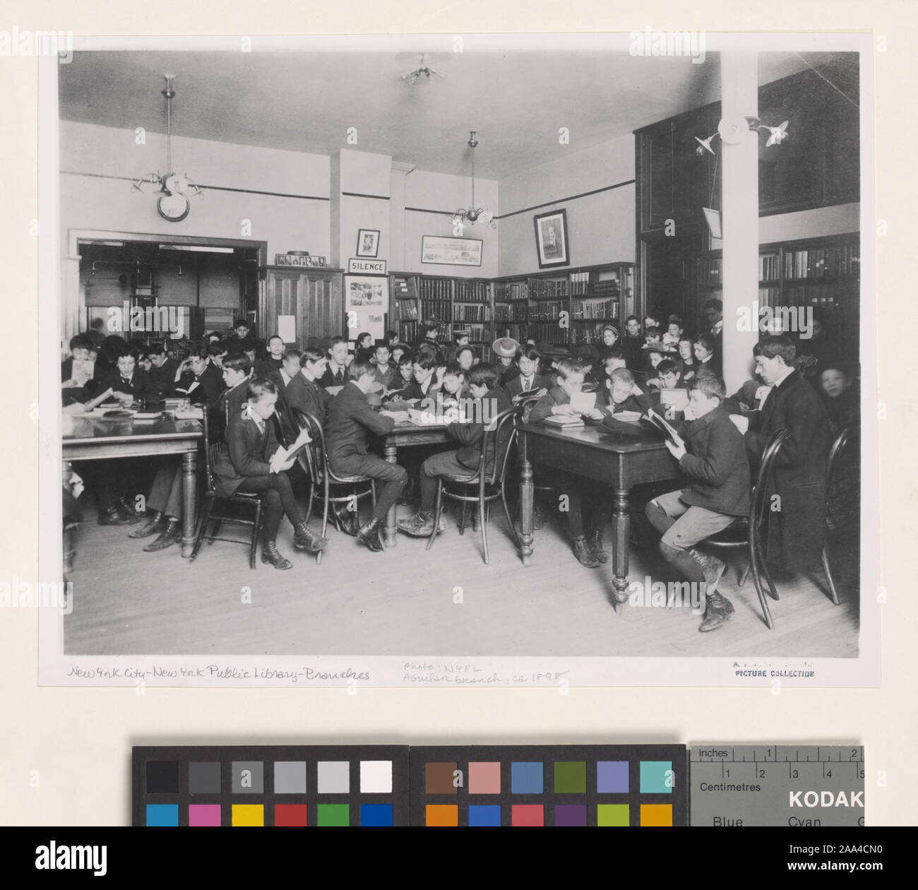 Aguilar Free Circulating Library East Broadway, Reference Room ...
