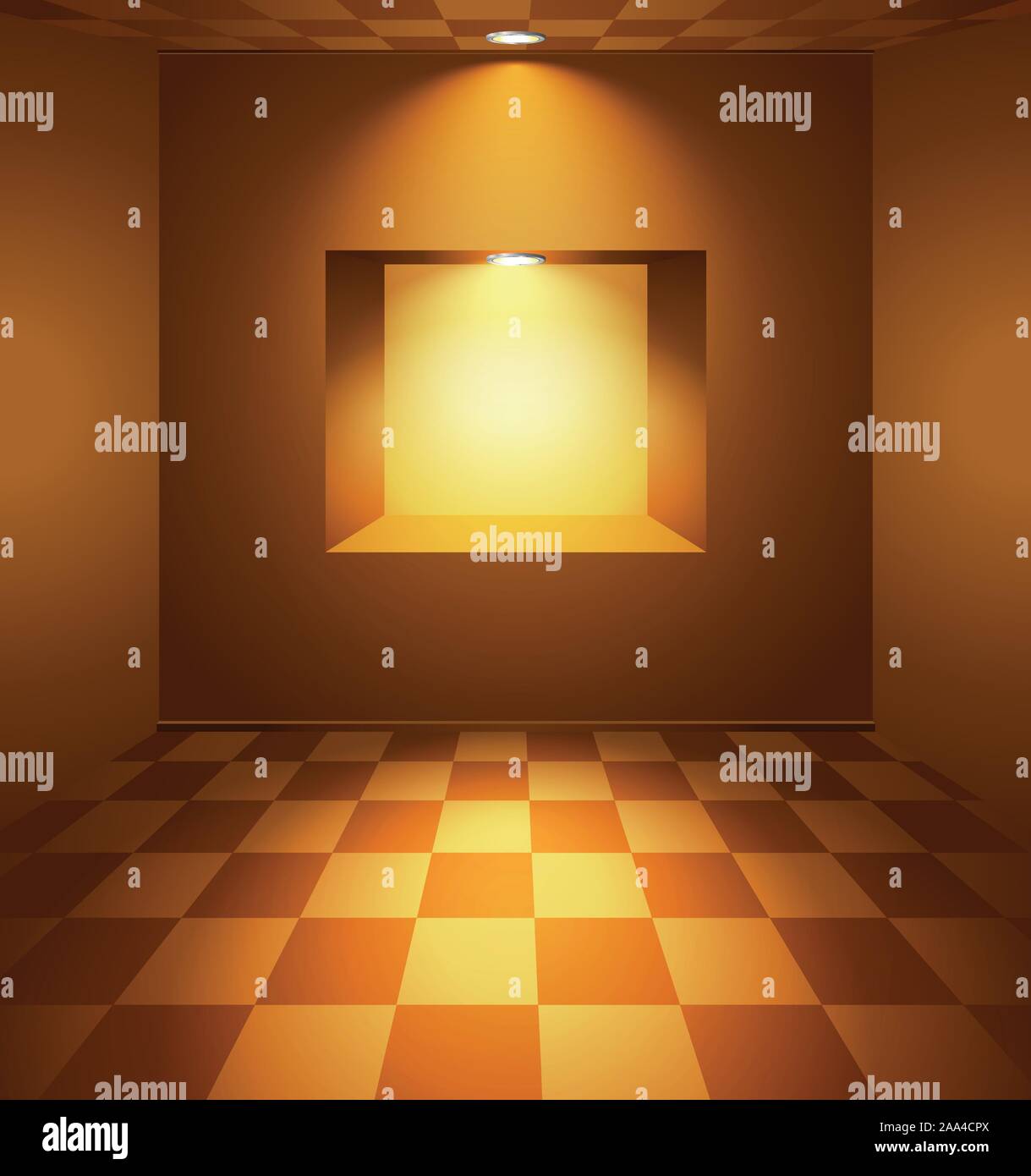 Niche decoration Stock Vector Images - Alamy