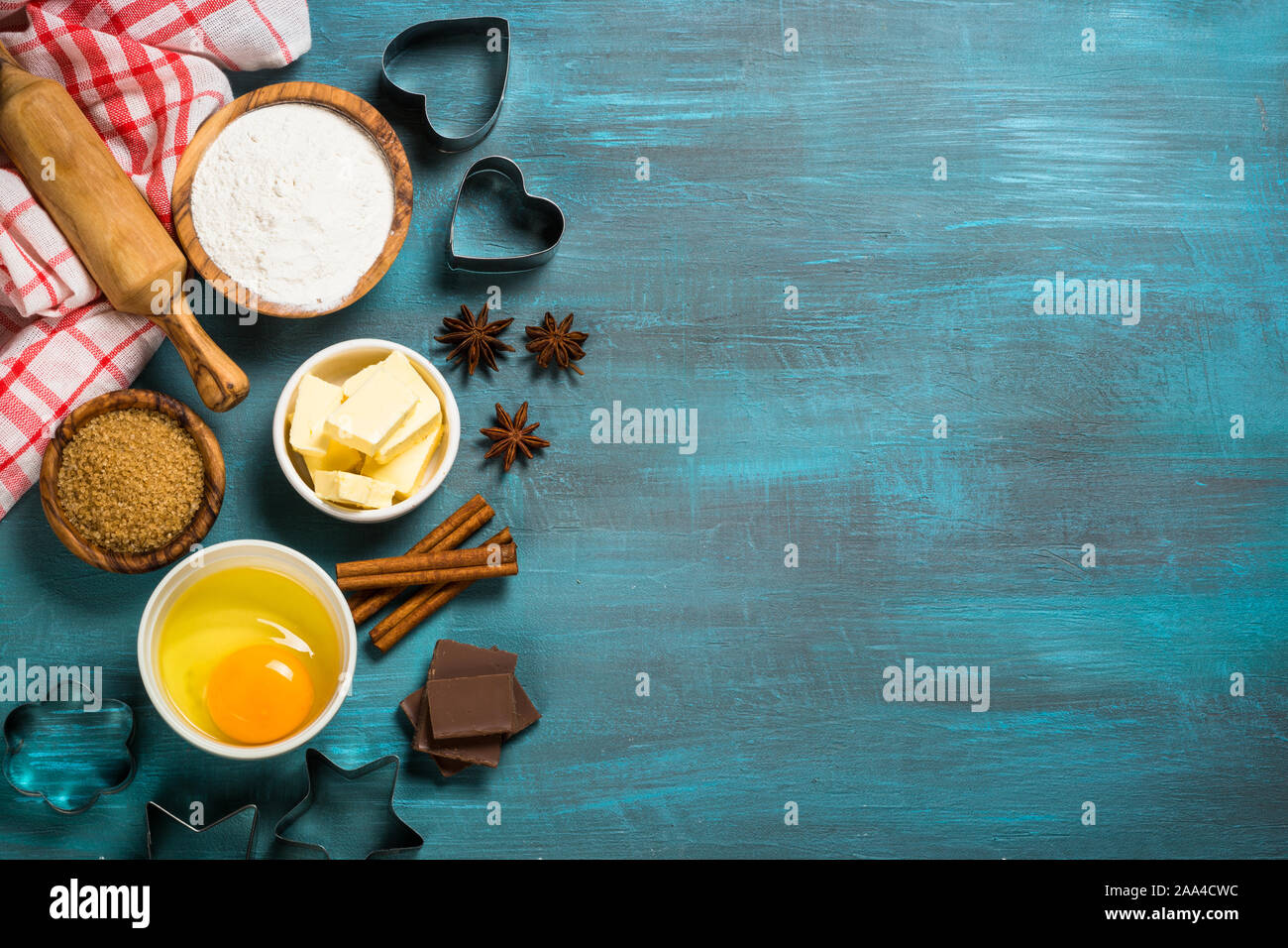 Baking top view hi-res stock photography and images - Alamy