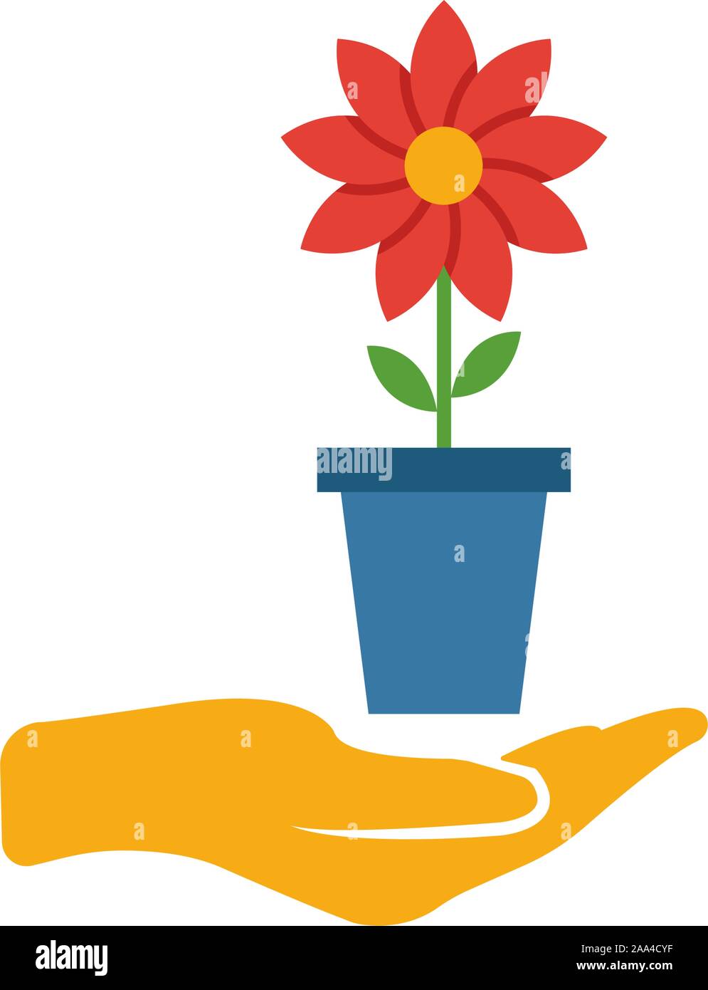 Nature Protection icon. Simple flat element from power and energy ...