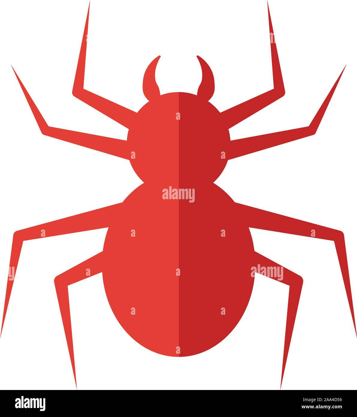 Spider icon. Simple flat element from halloween collection. Creative ...