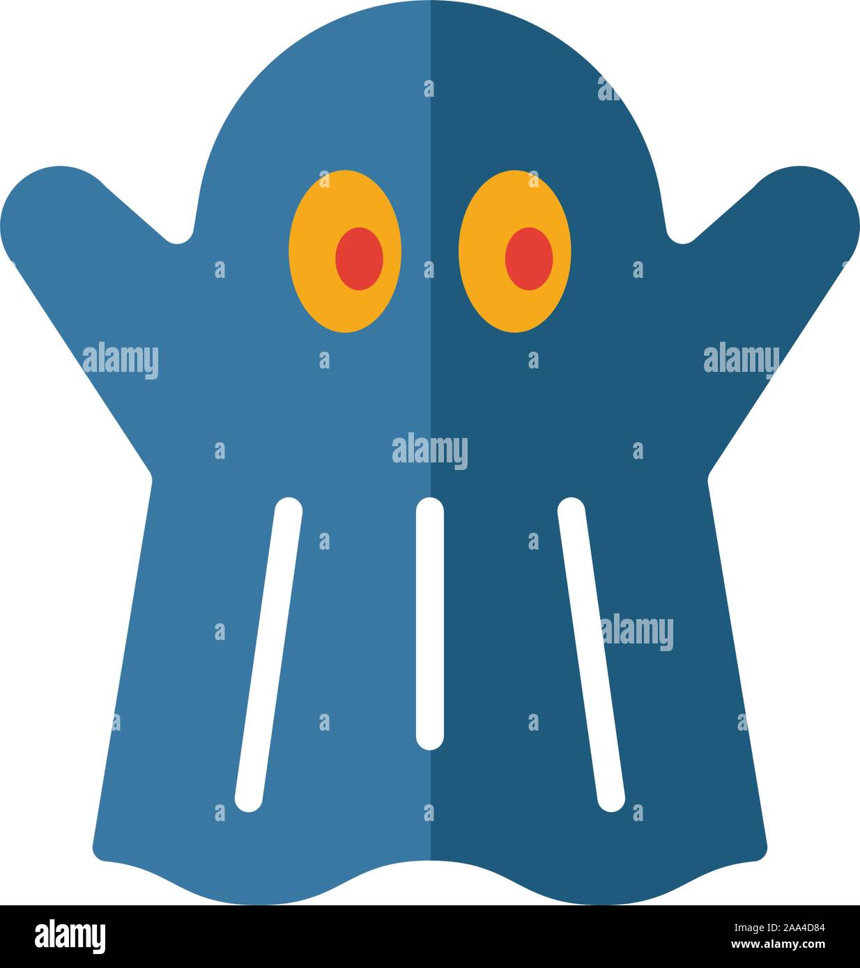 Ghost icon. Simple flat element from halloween collection. Creative ...