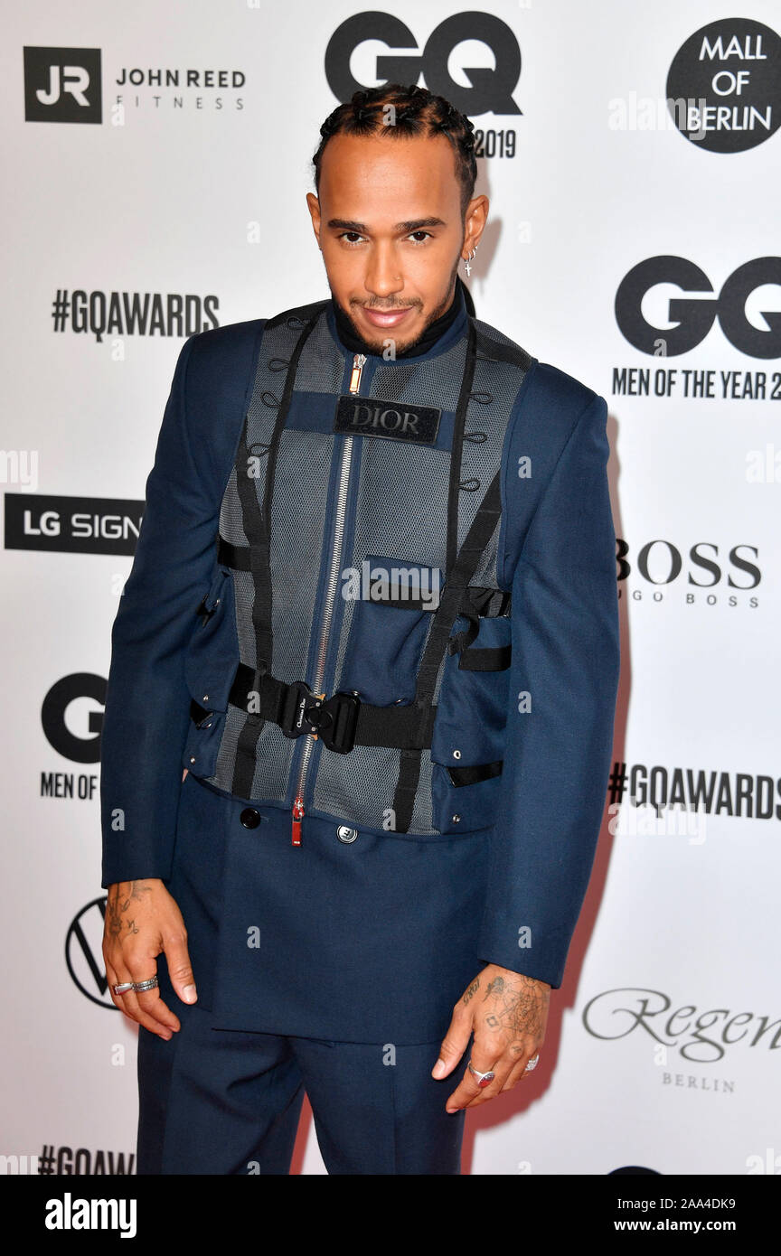 Lewis Hamilton attending the 21st GQ Men of the Year Award at Komische ...