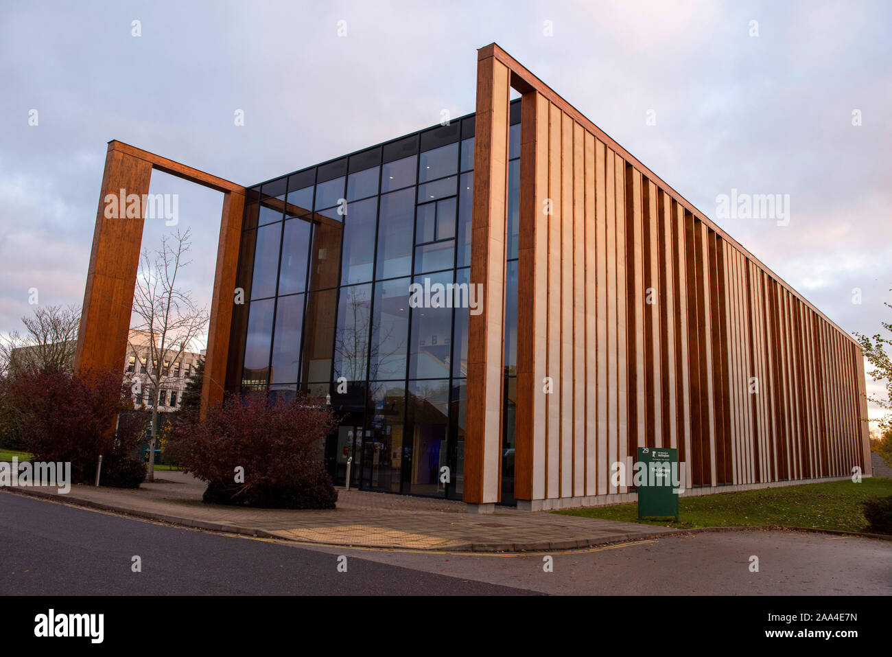 Autumn morning at the Gateway Building on the Sutton Bonington Campus ...