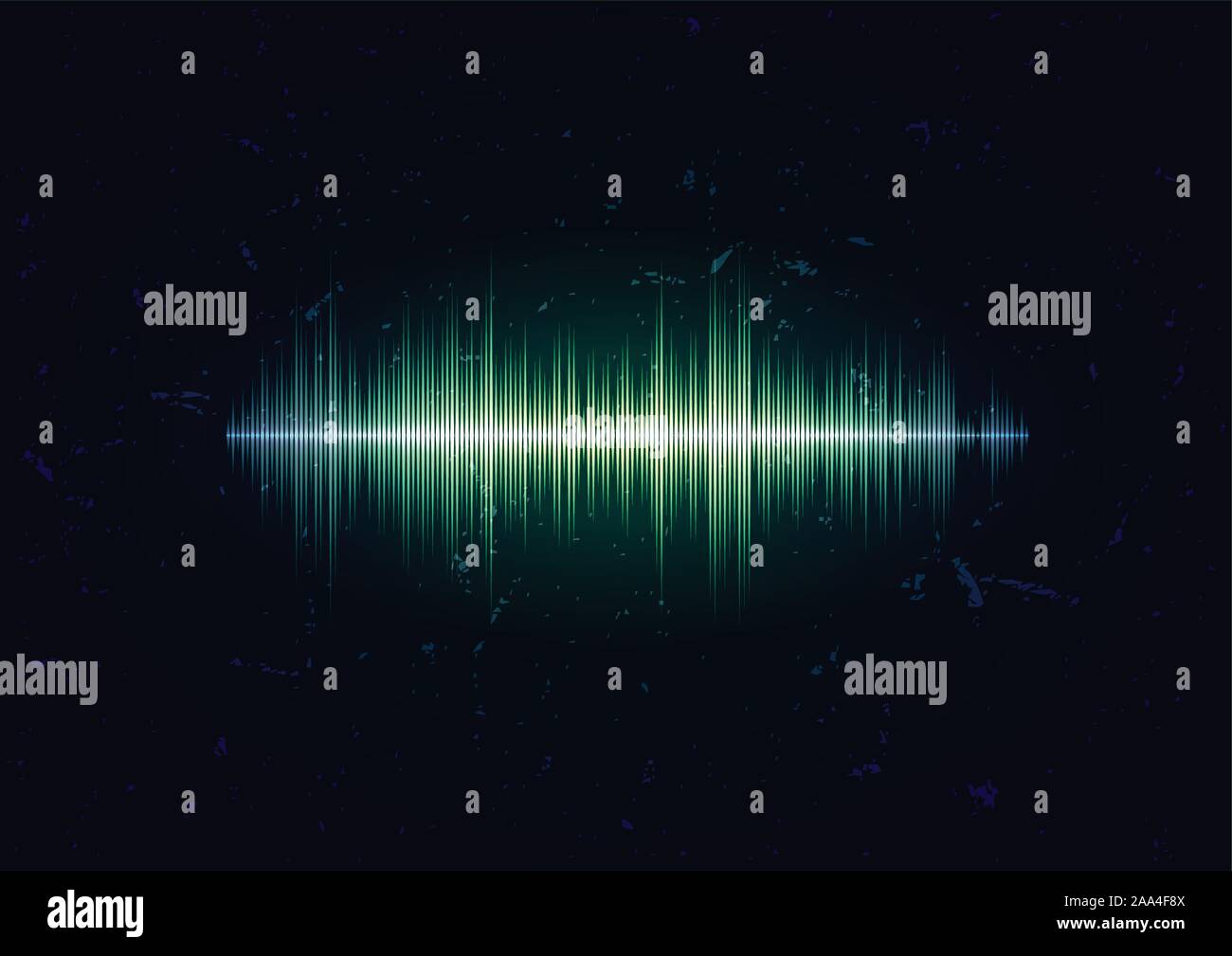 Aged card with waveform Stock Vector Image & Art - Alamy