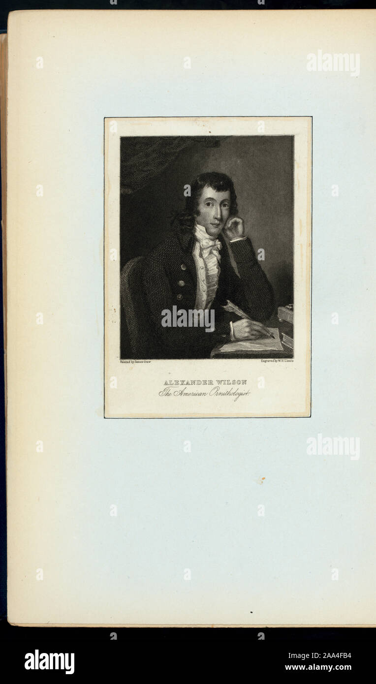EM15253; Alexander Wilson, the American ornithologist Stock Photo - Alamy