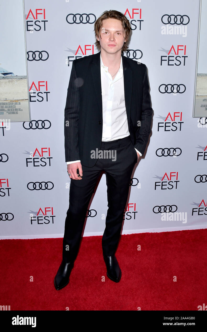 Jack Kilmer attending the 'Hala' screening at the AFI Fest 2019 at TCL ...