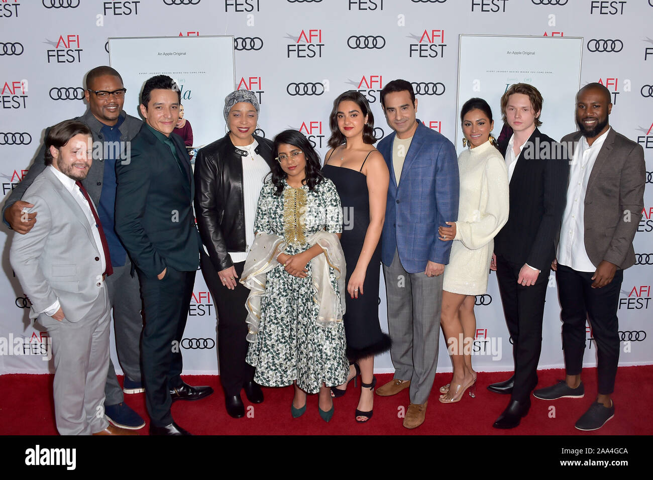 Director Minhal Baig and Cast attending the 'Hala' screening at the AFI ...