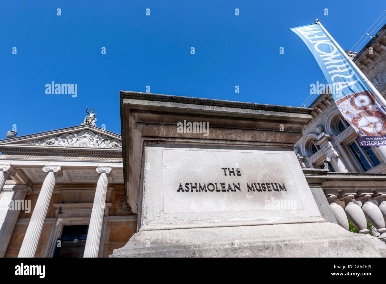 The Ashmolean Museum entrance, Oxford, Oxfordshire, England, UK Stock ...