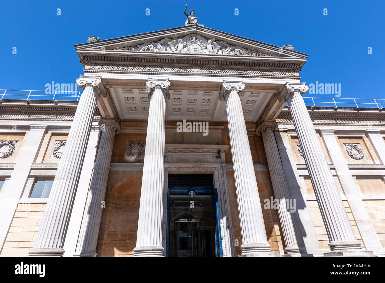 The Ashmolean Museum entrance, Oxford, Oxfordshire, England, UK Stock ...