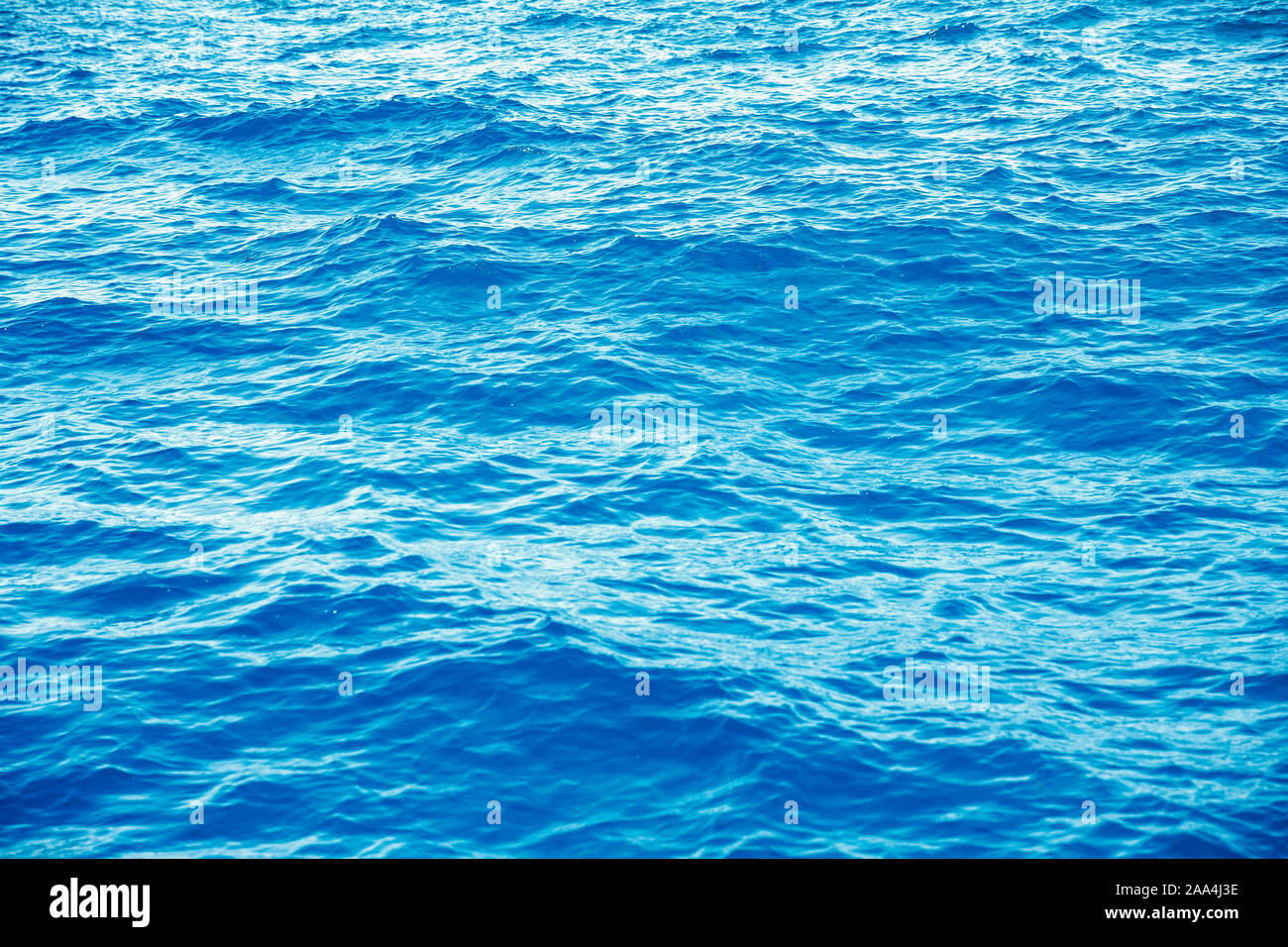 Blue waves of sea, water natural background Stock Photo - Alamy