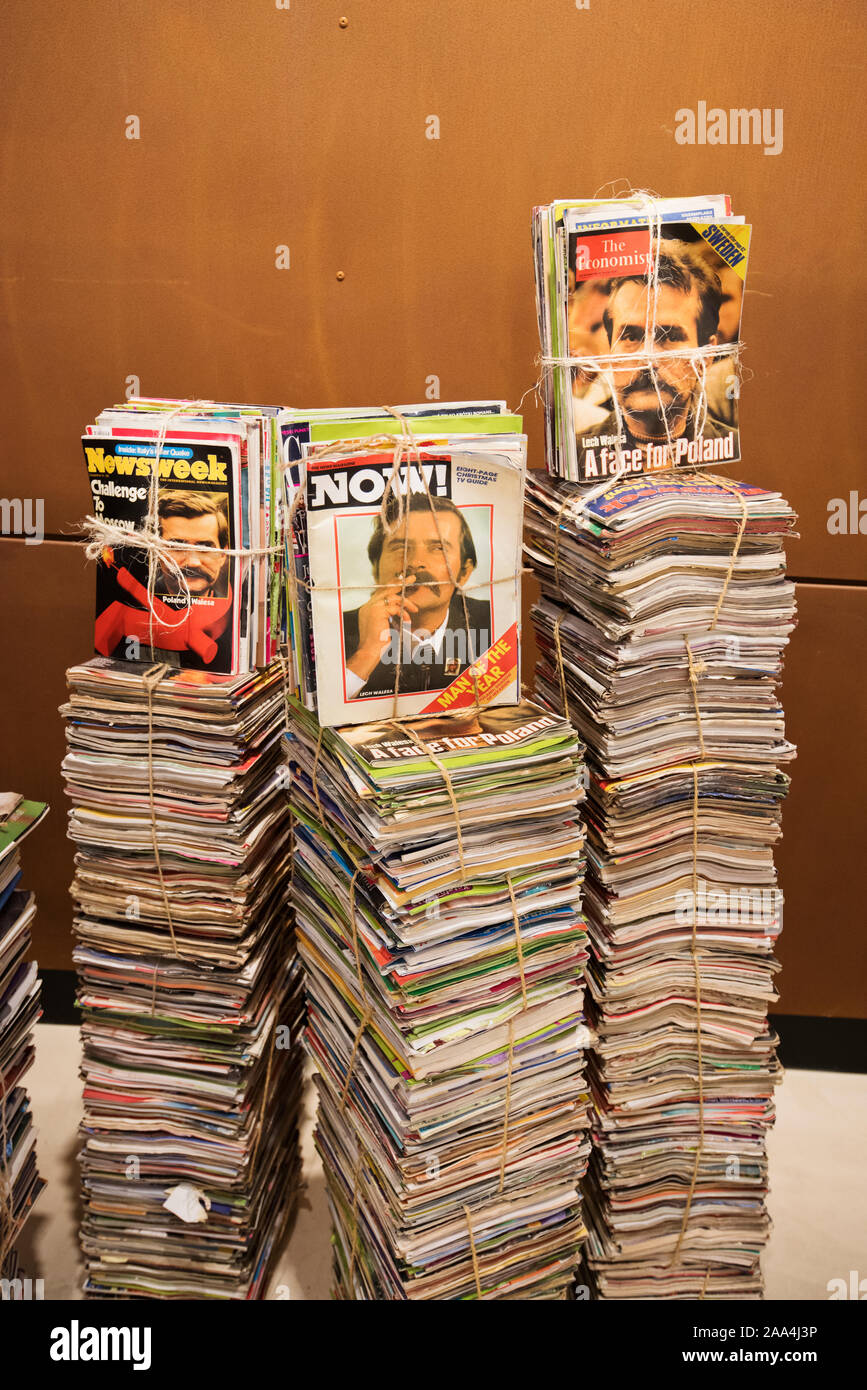 European Solidarity Centre. The history of Solidarnosc. Gdansk, Poland ...