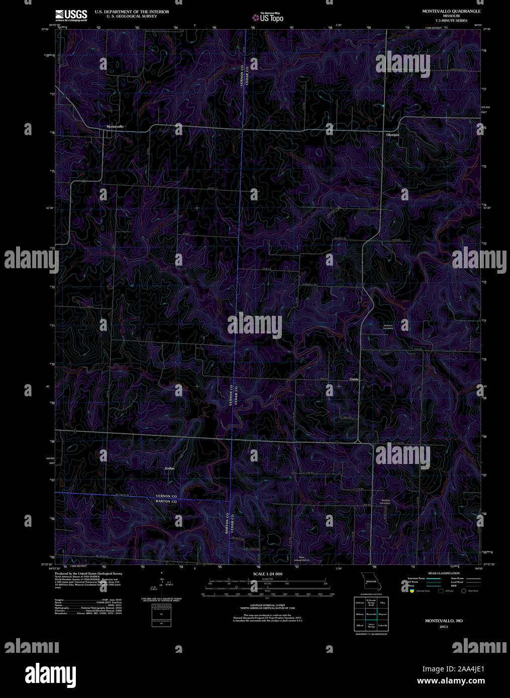 Montevallo map hi-res stock photography and images - Alamy