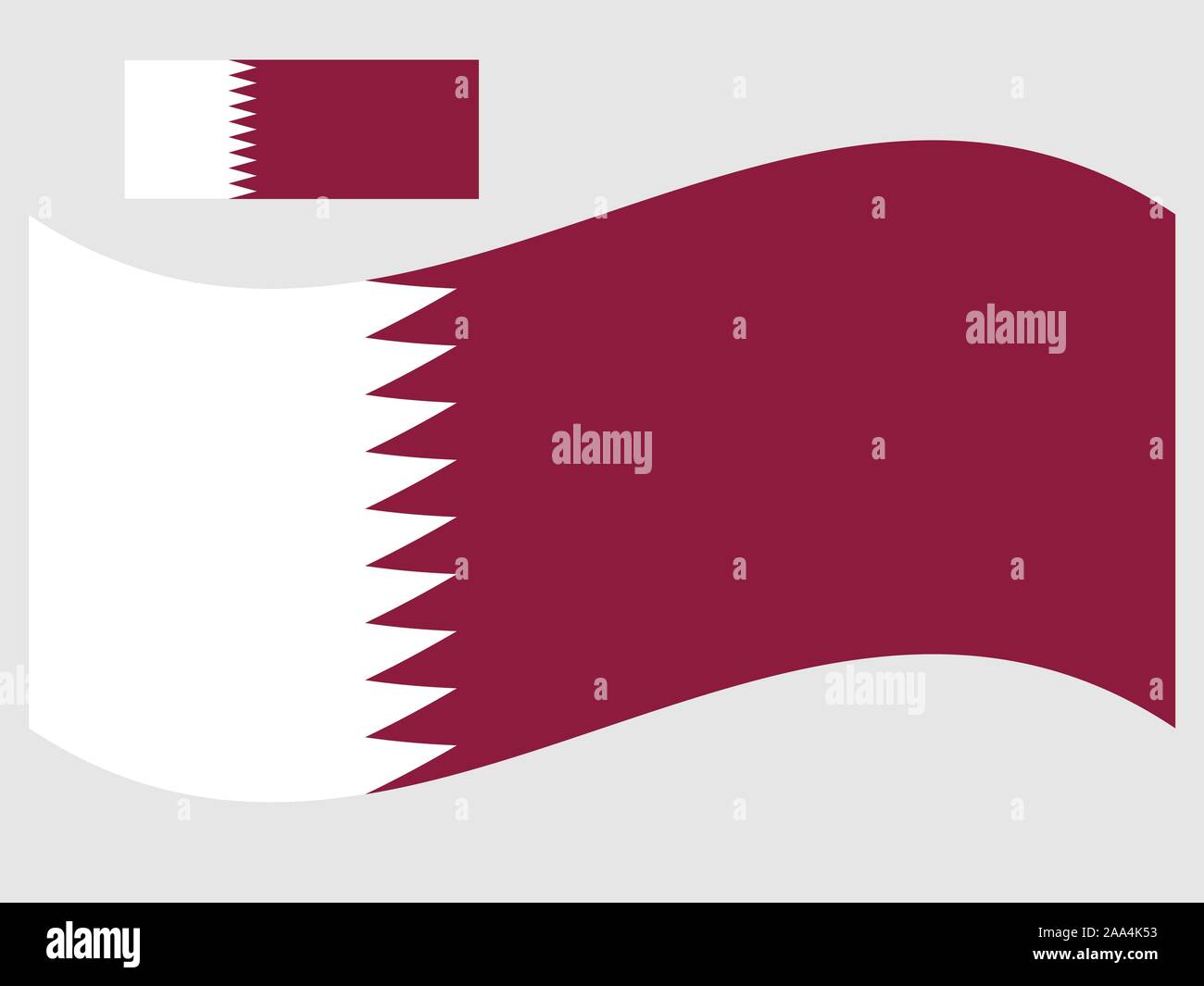Qatar national day icon vector vectors hi-res stock photography and ...