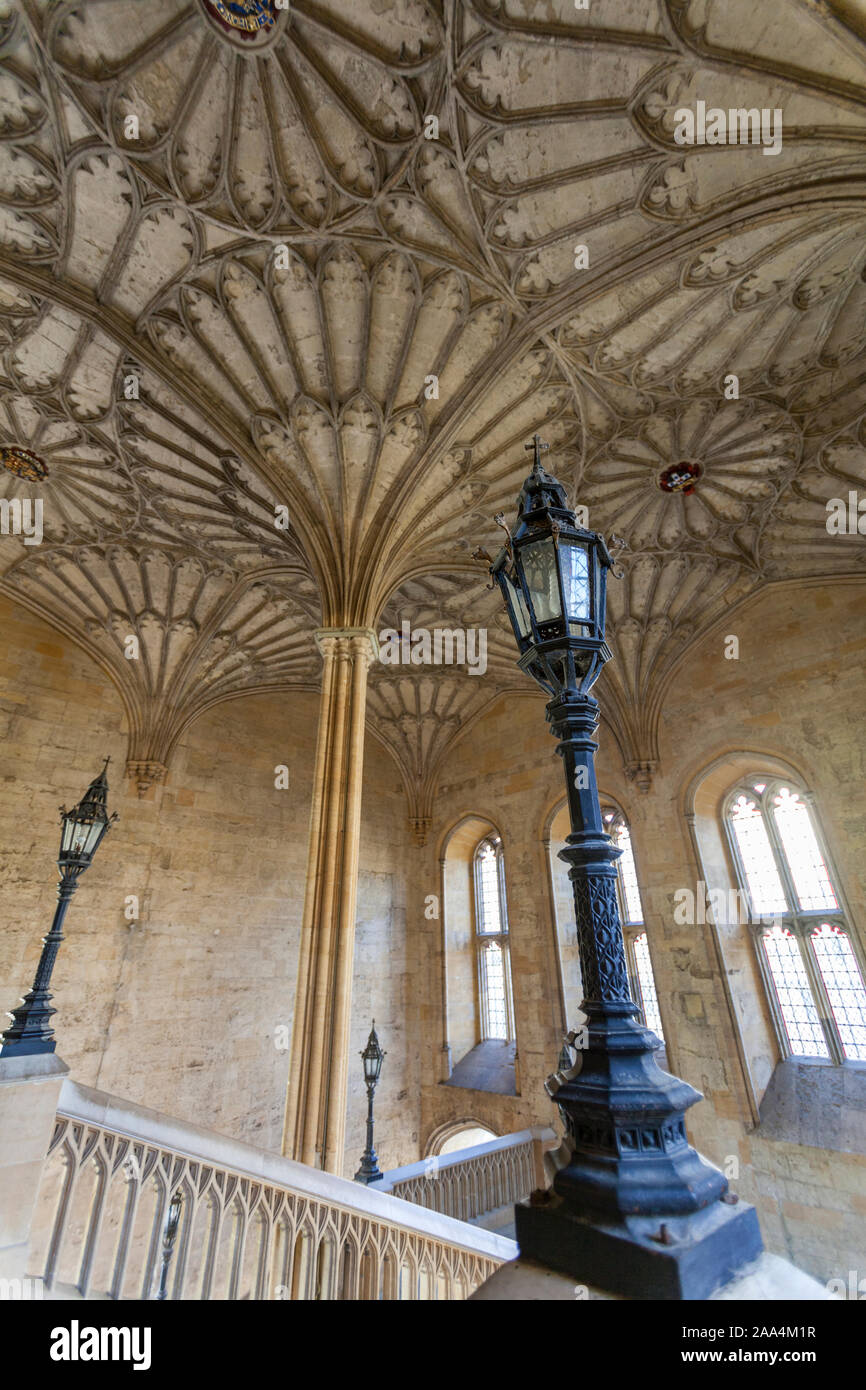 Bodley tower staircase hi-res stock photography and images - Alamy