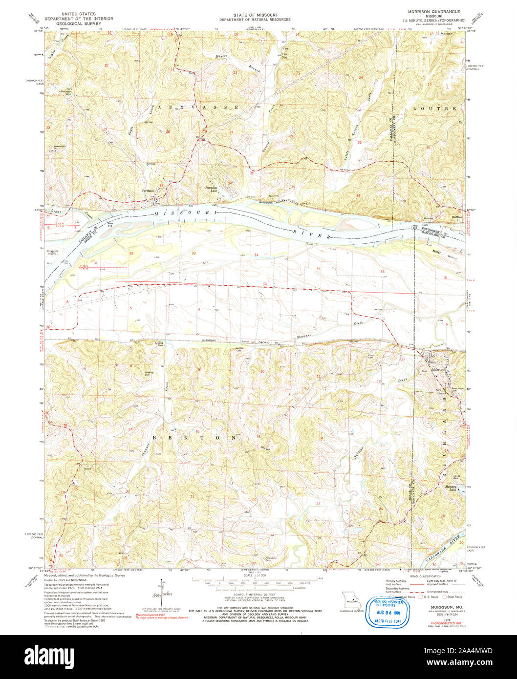 Morrison map Cut Out Stock Images & Pictures - Alamy